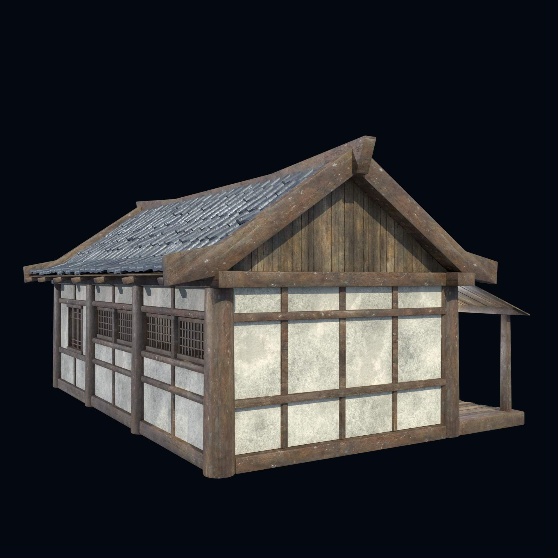 Asian Japan Industrial Building Collection - 3D Model by Enterables