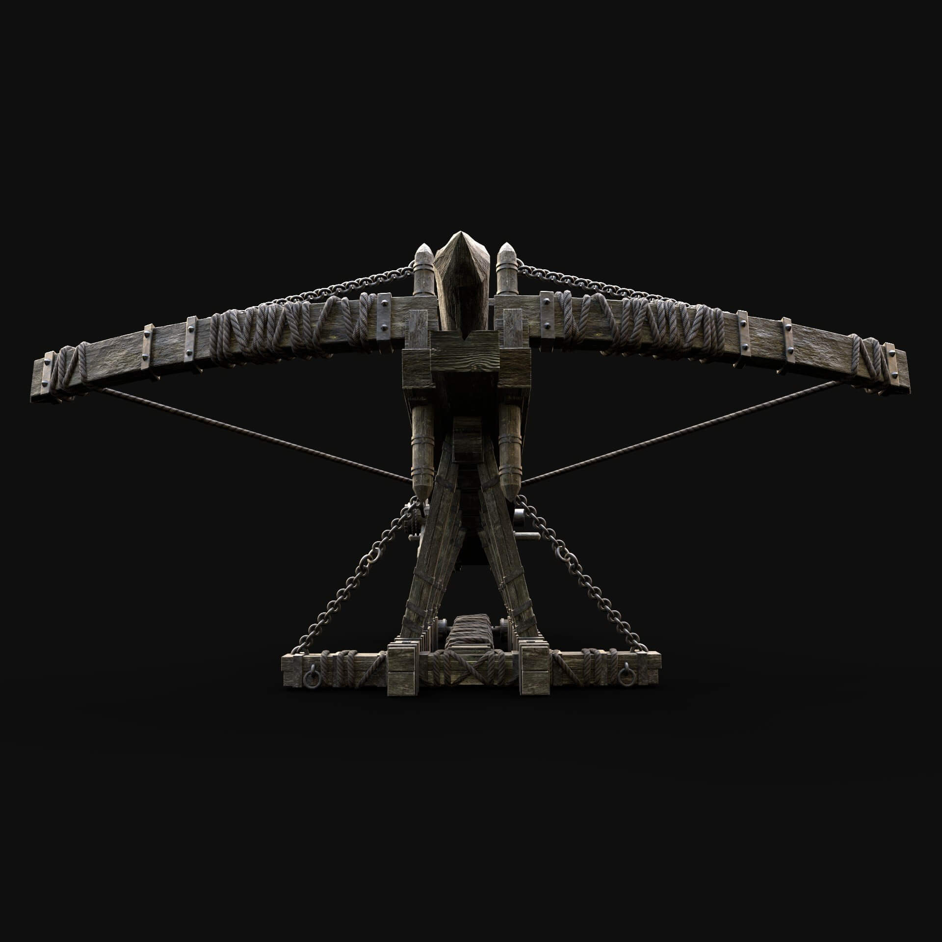 Medieval Ballista Projectile Launcher Collection - 3D Model by Enterables