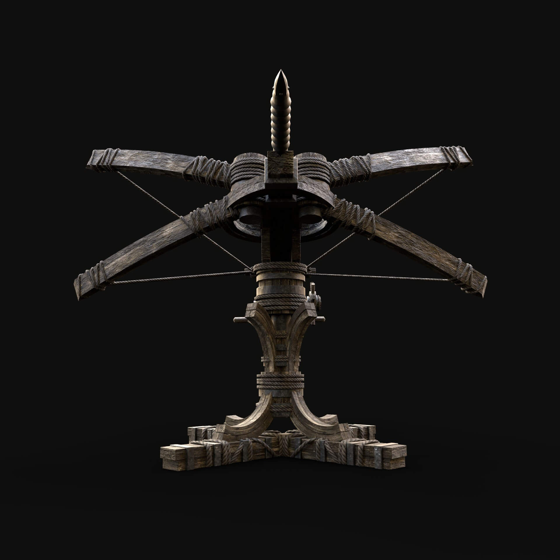 Medieval Ballista Projectile Launcher Collection - 3D Model by Enterables