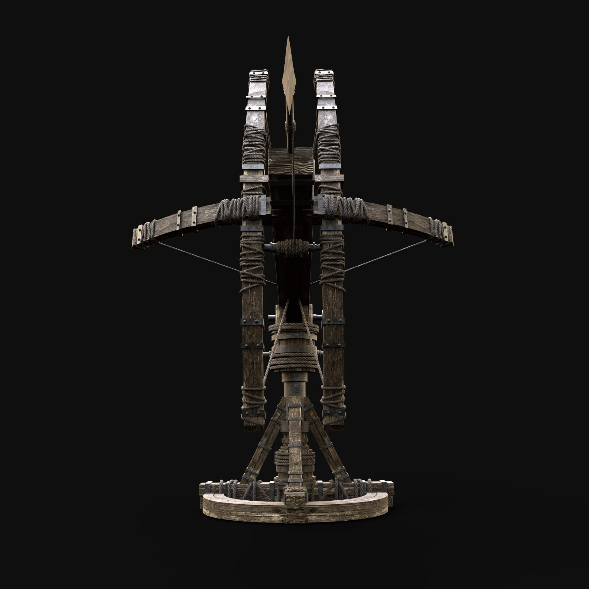 Medieval Ballista Harpoon Launcher - 3D Model by Enterables