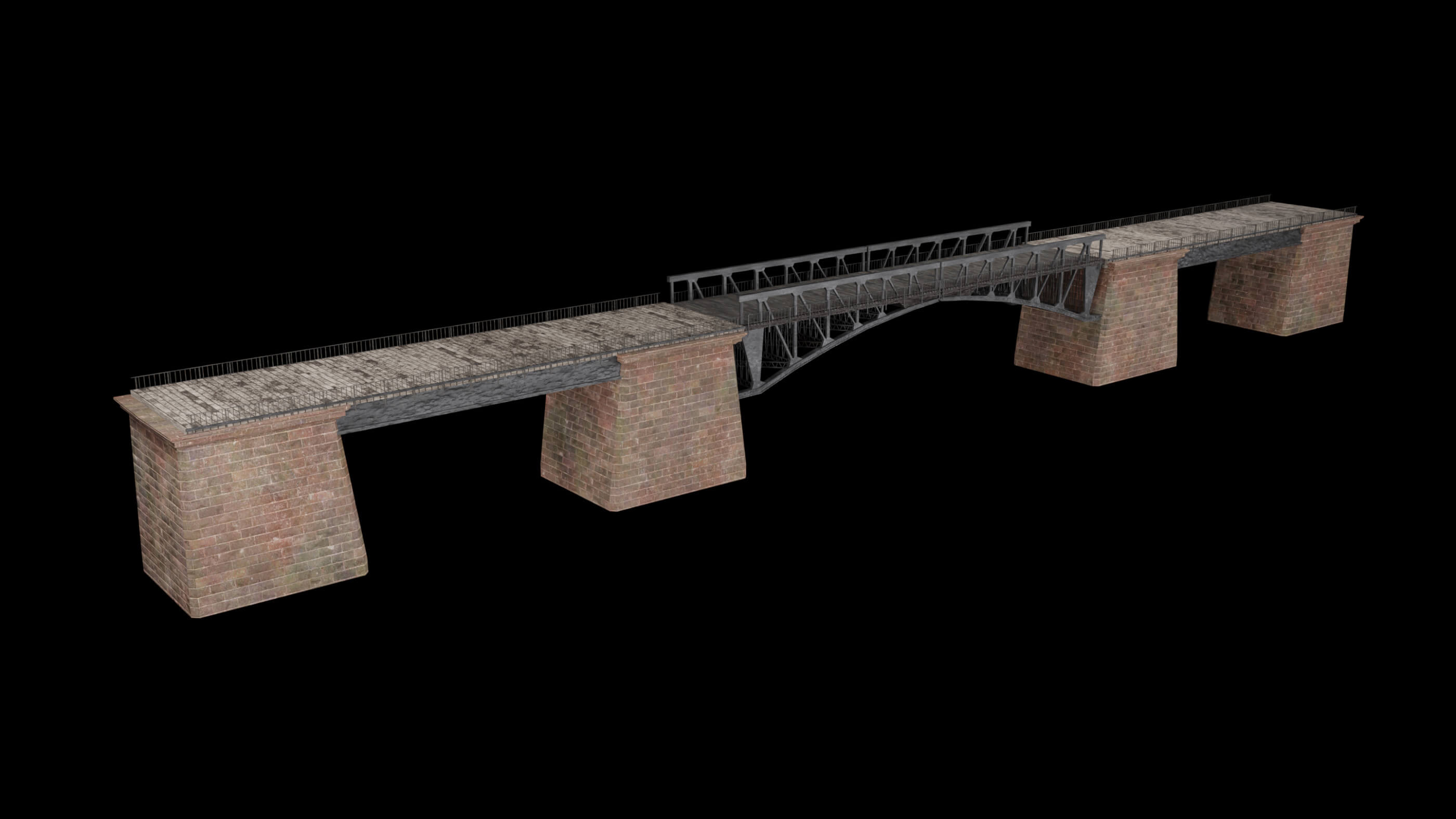 Bascule Bridge Collection - 3D Model by Enterables