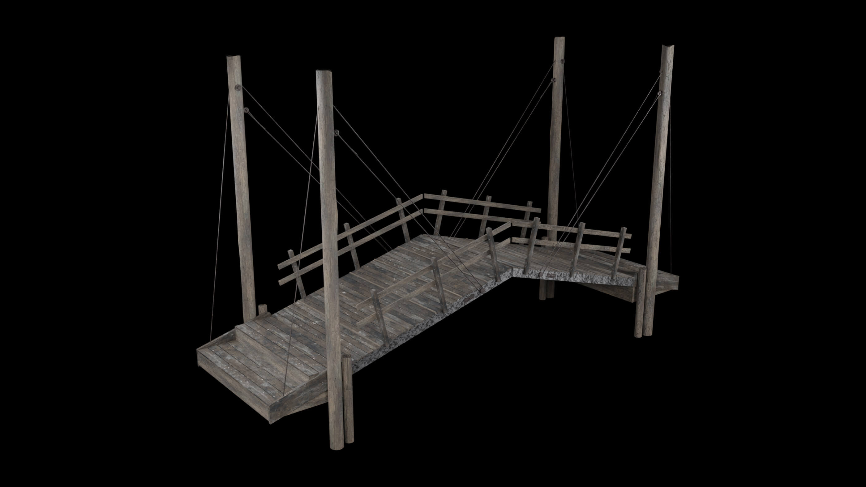 Bascule Bridge Collection - 3D Model by Enterables