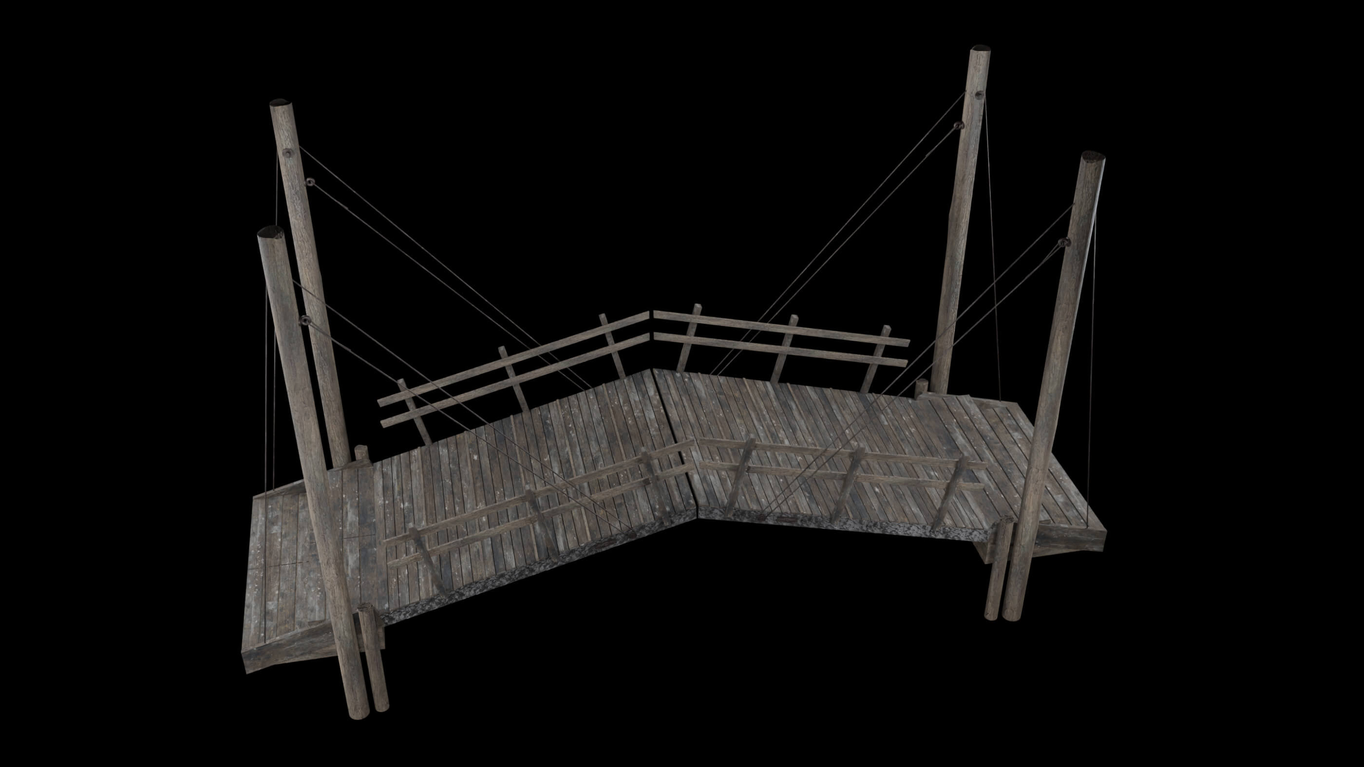 Bascule Bridge Collection - 3D Model by Enterables