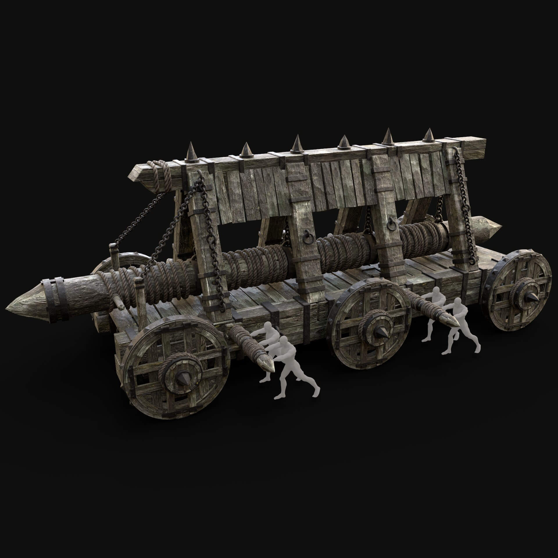 Medieval Battering Ram Collection - 3D Model by Enterables