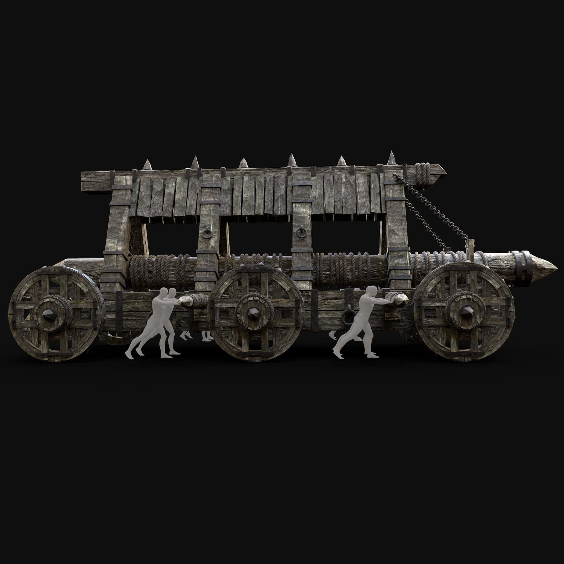 Medieval Battering Ram Collection - 3D Model by Enterables