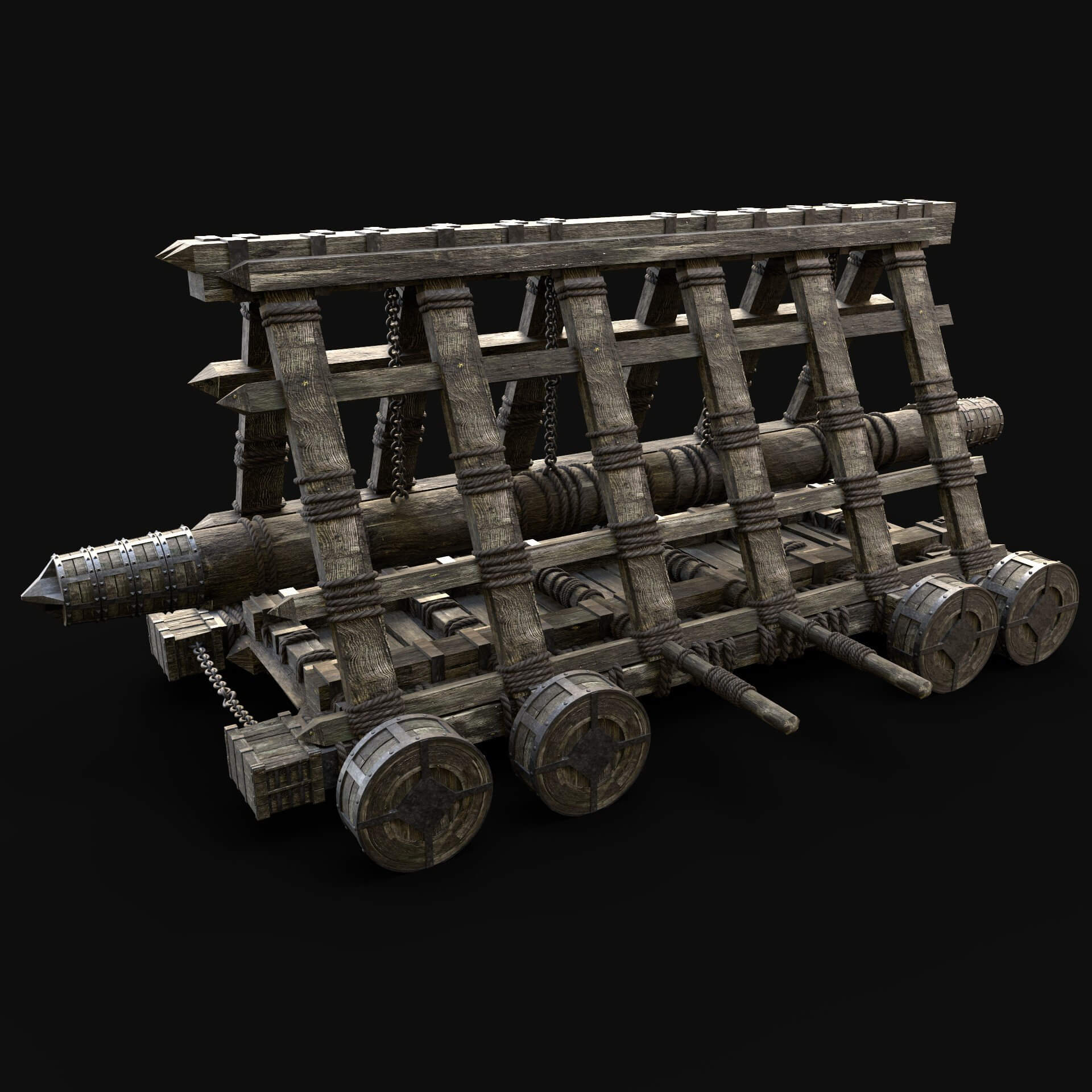 Medieval Battering Ram Collection - 3D Model by Enterables