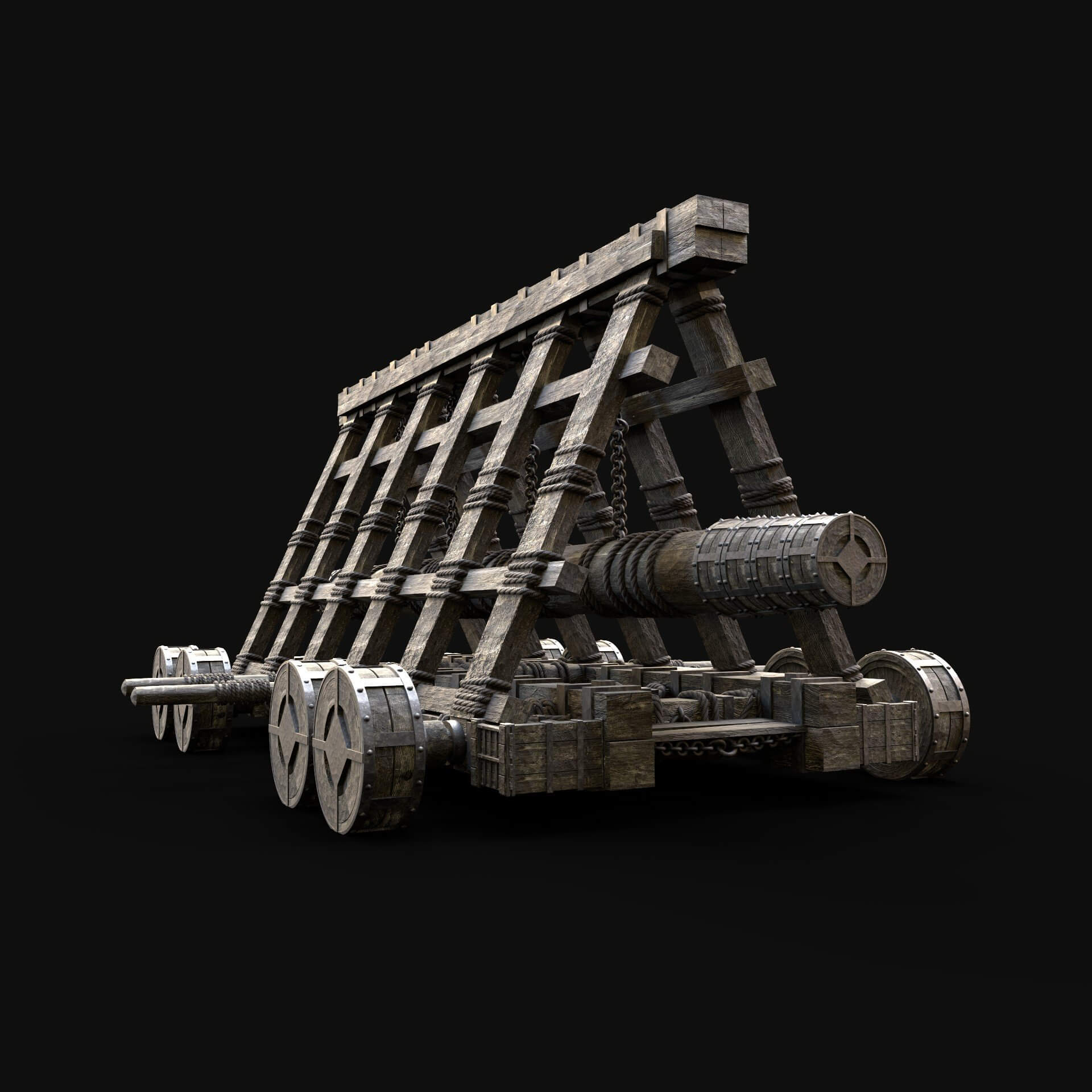 Medieval Battering Ram Collection - 3D Model by Enterables