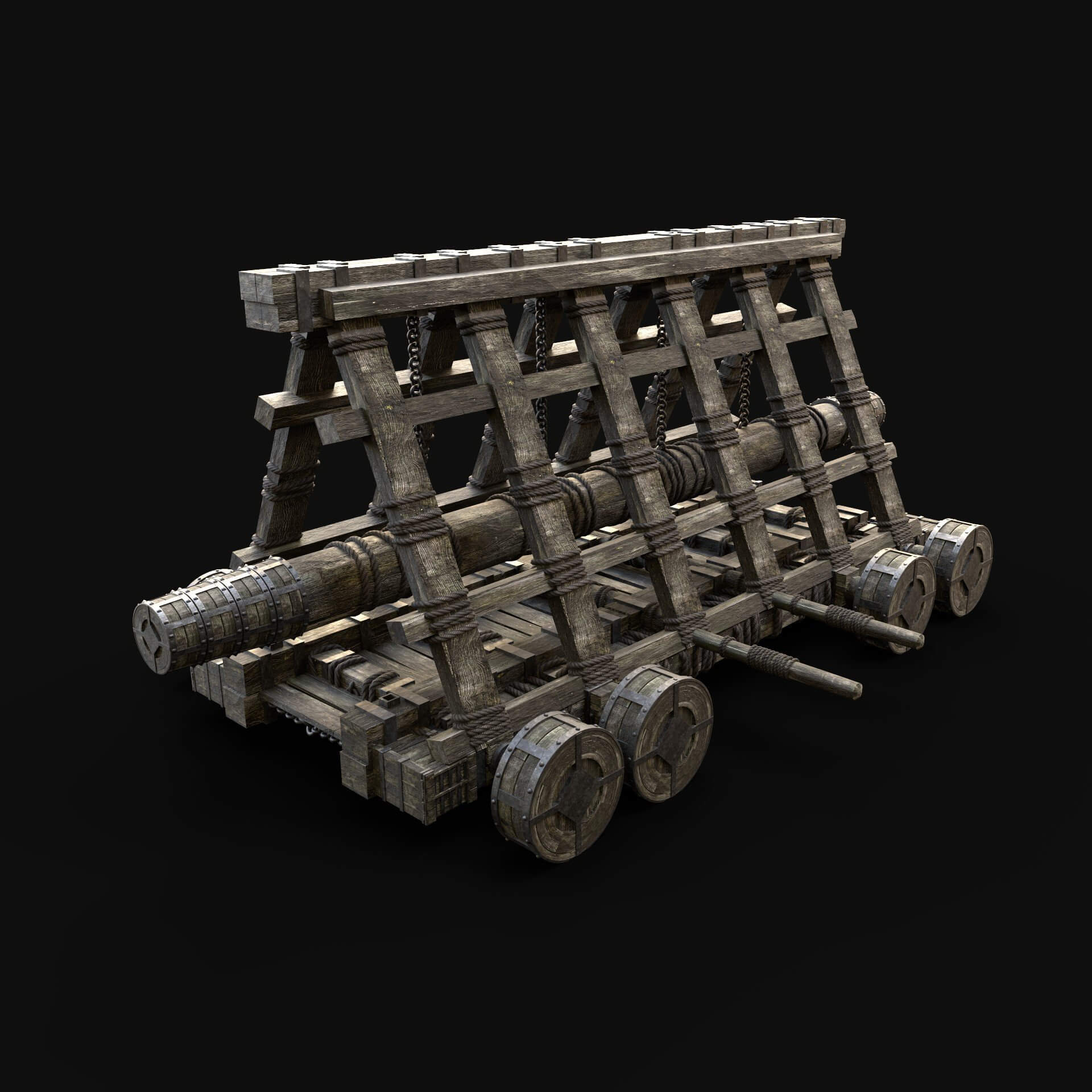 Medieval Battering Ram Collection - 3D Model by Enterables