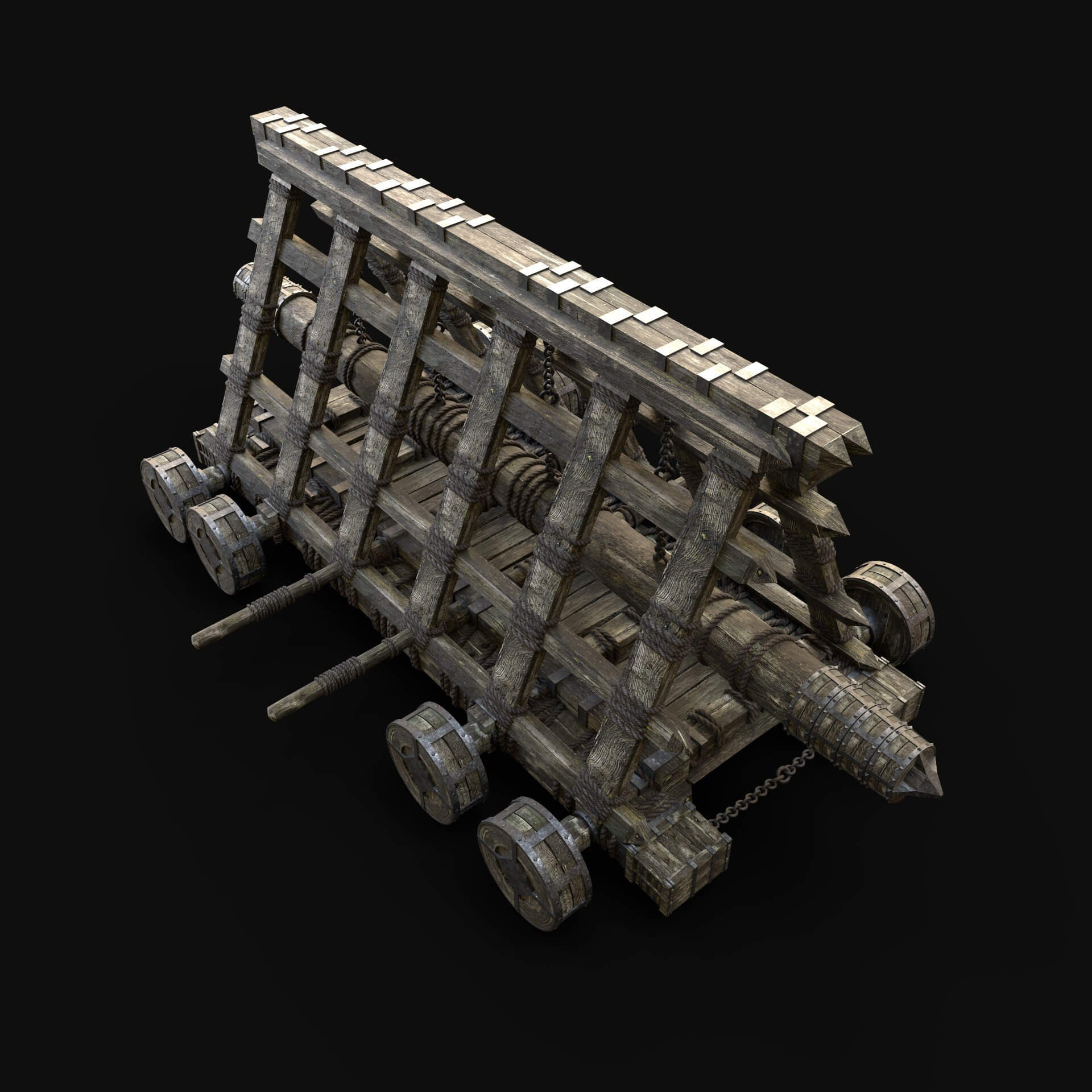 Medieval Battering Ram Collection - 3D Model by Enterables