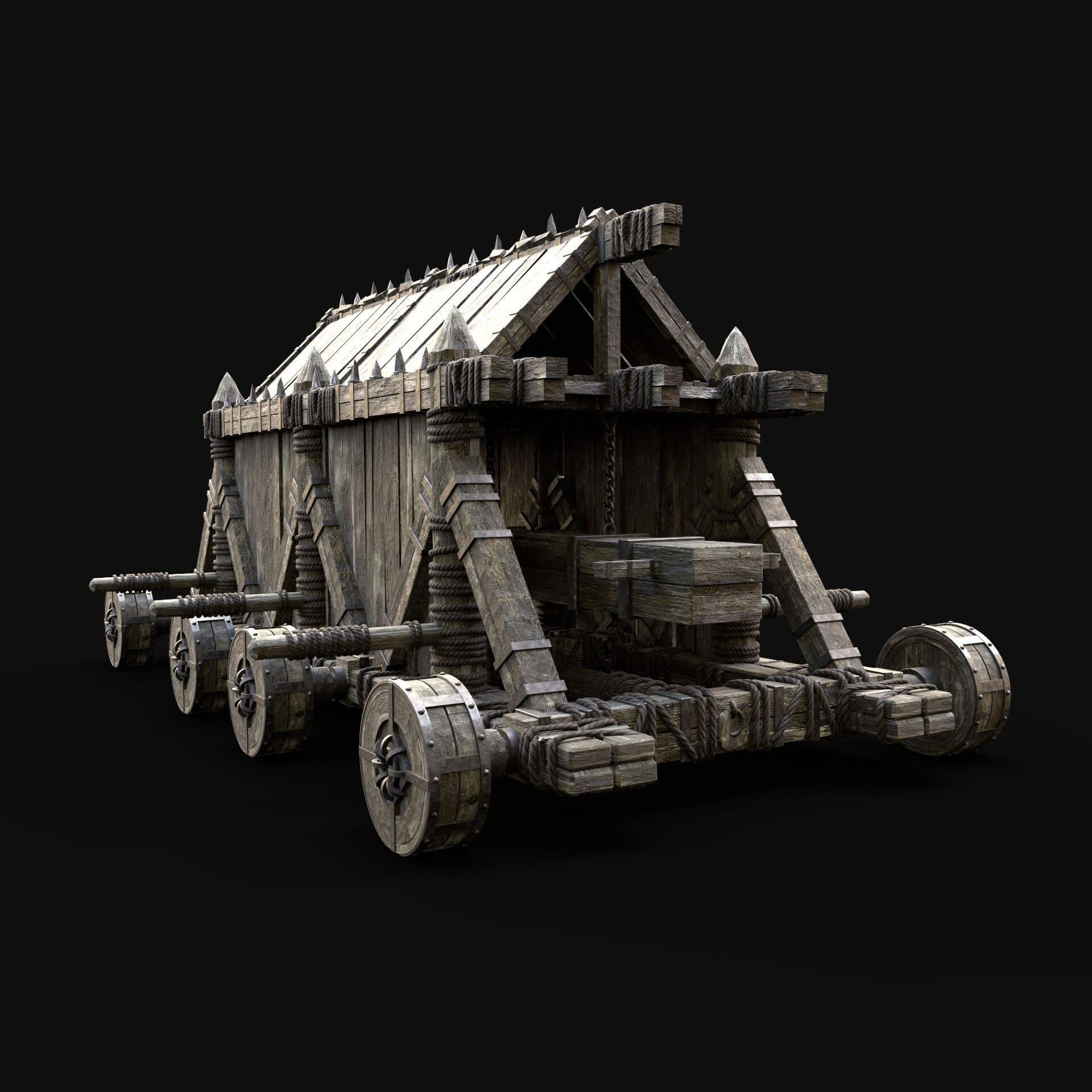 Medieval Battering Ram Collection - 3D Model by Enterables