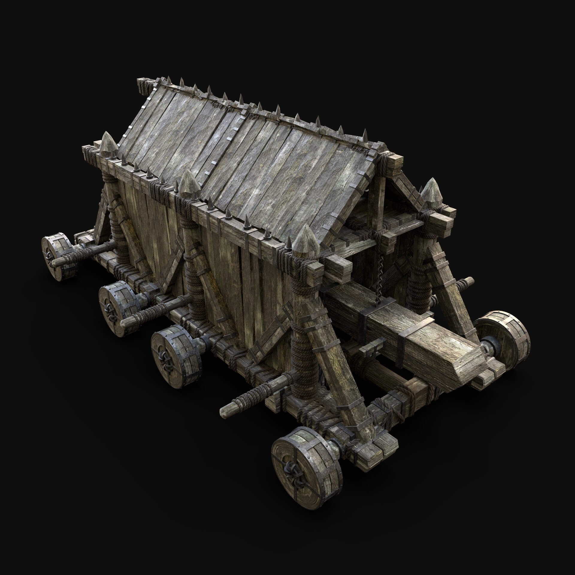 Medieval Battering Ram Collection - 3D Model by Enterables
