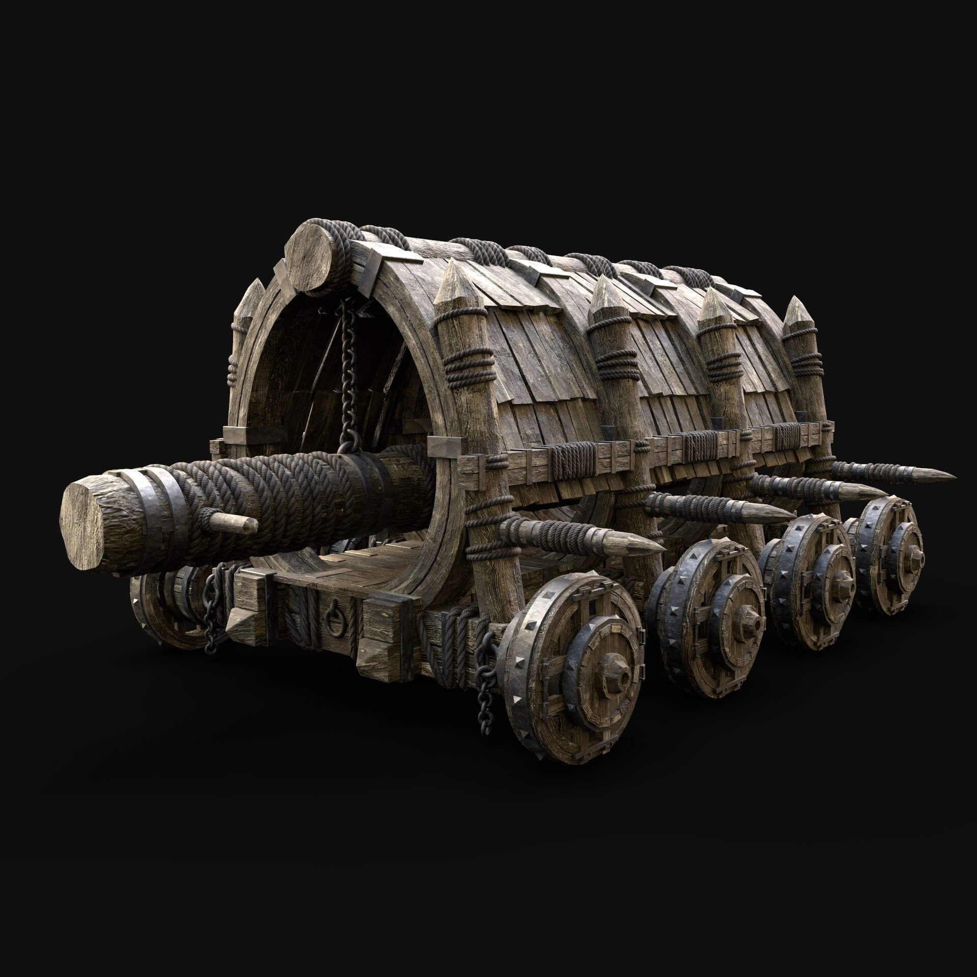 Medieval Battering Ram Collection - 3D Model by Enterables