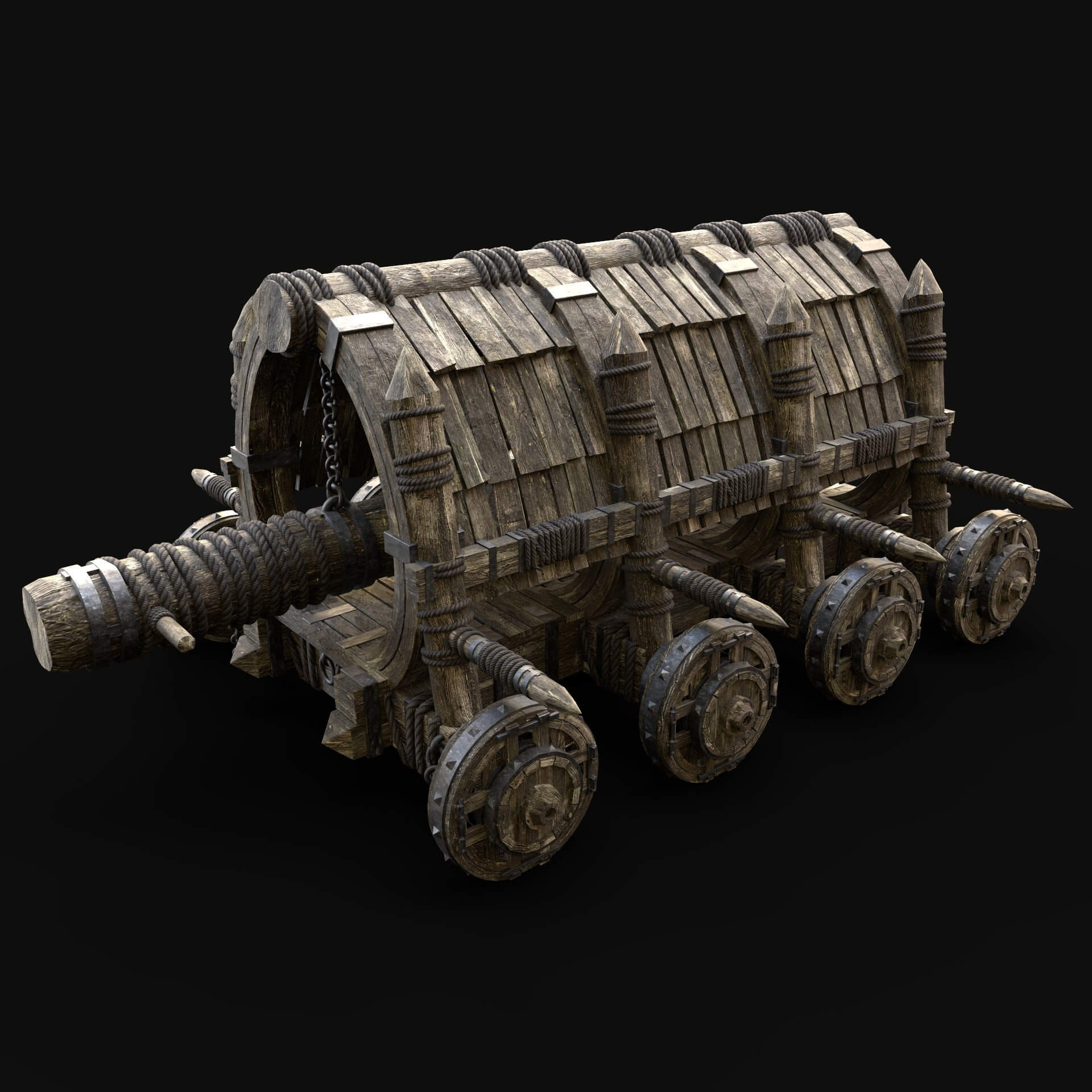 Medieval Battering Ram Collection - 3D Model by Enterables