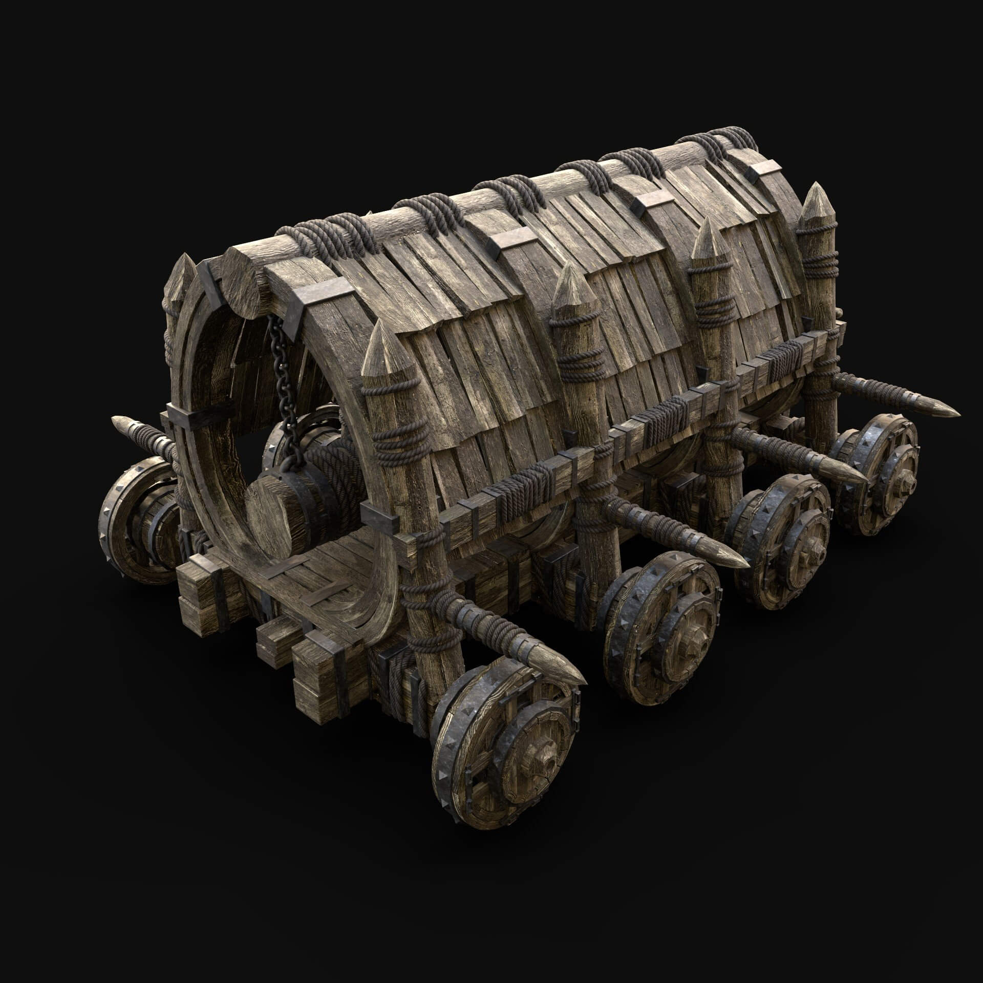 Medieval Battering Ram Collection - 3D Model by Enterables