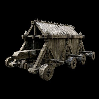 Medieval Battering Ram - 3D Model by Enterables