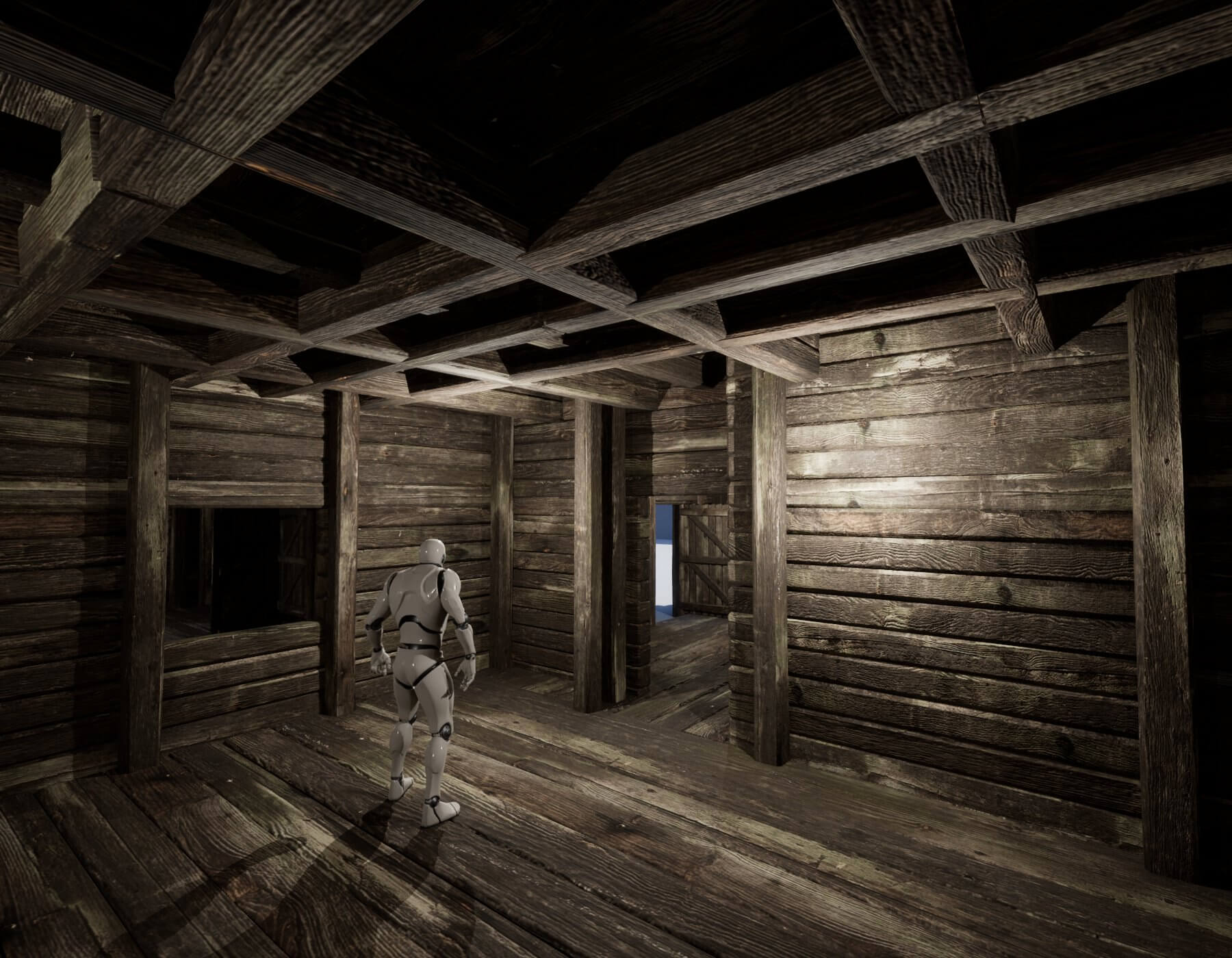 Big Generic Wooden House - 3D Model by Enterables