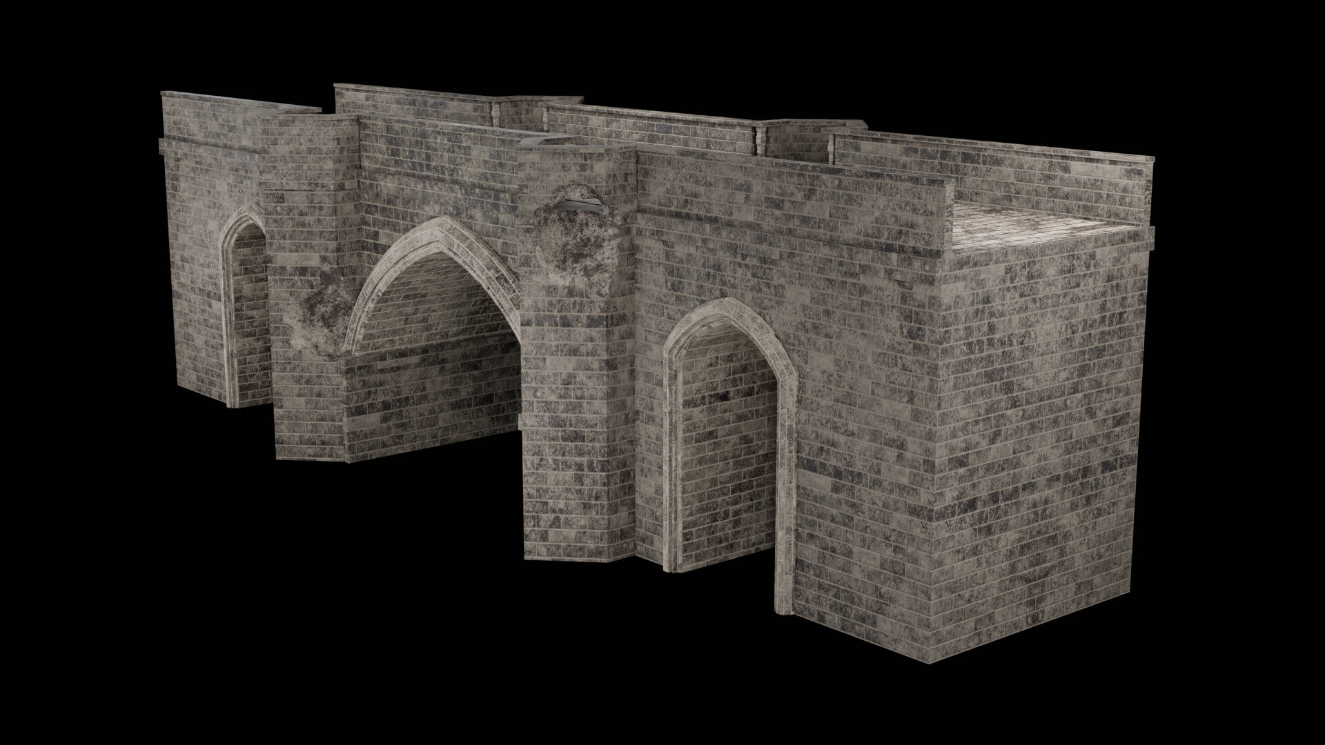 Bridge Medieval Ancient Collection - 3D Model by Enterables