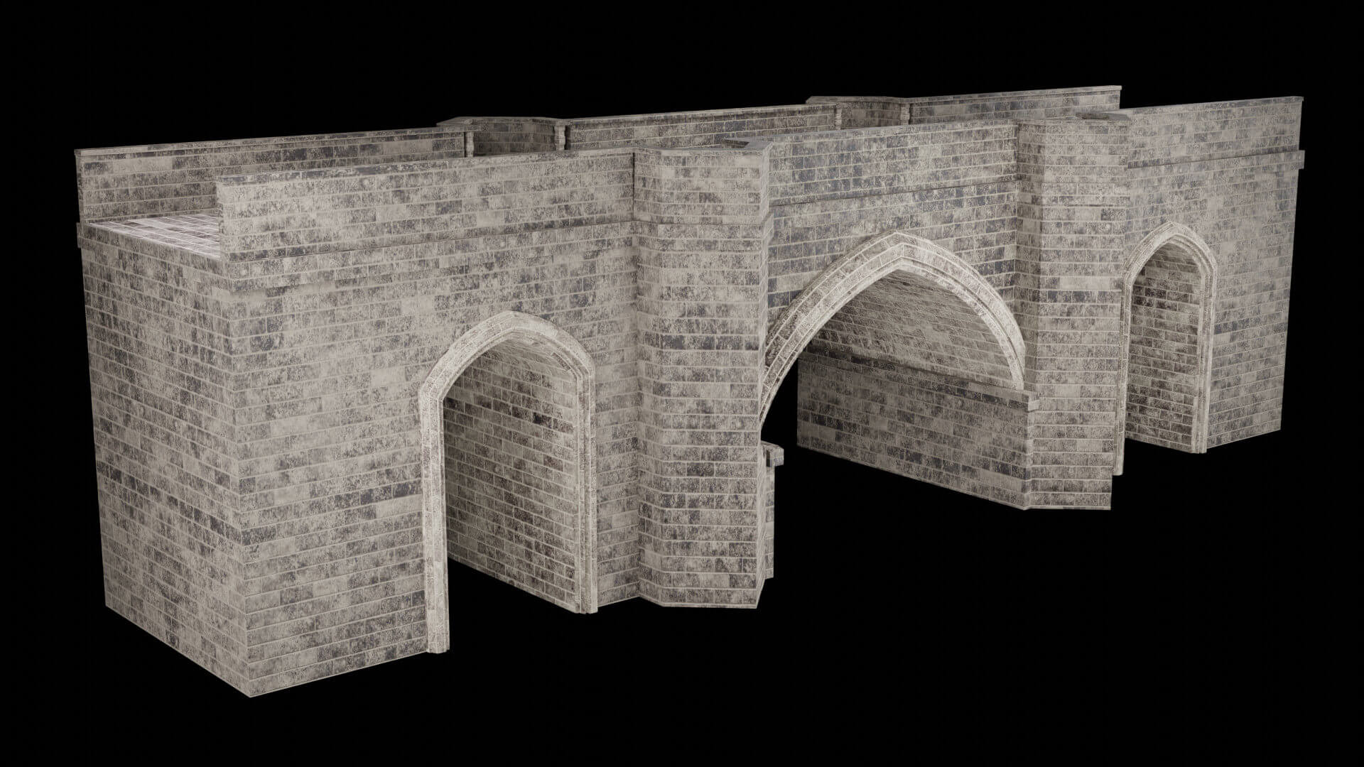 Bridge Medieval Ancient Collection - 3D Model by Enterables