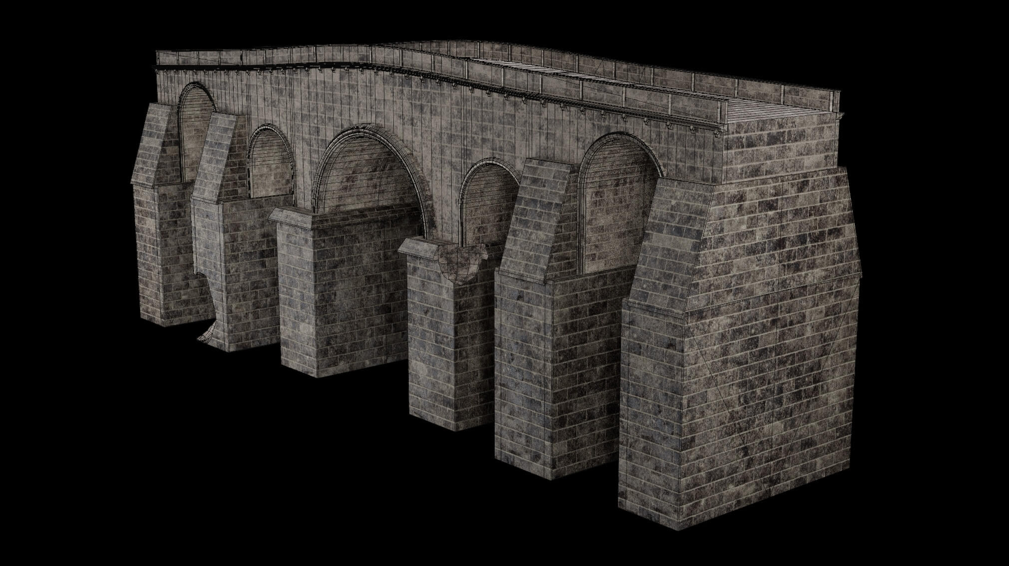 Bridge Medieval Ancient Collection - 3D Model by Enterables