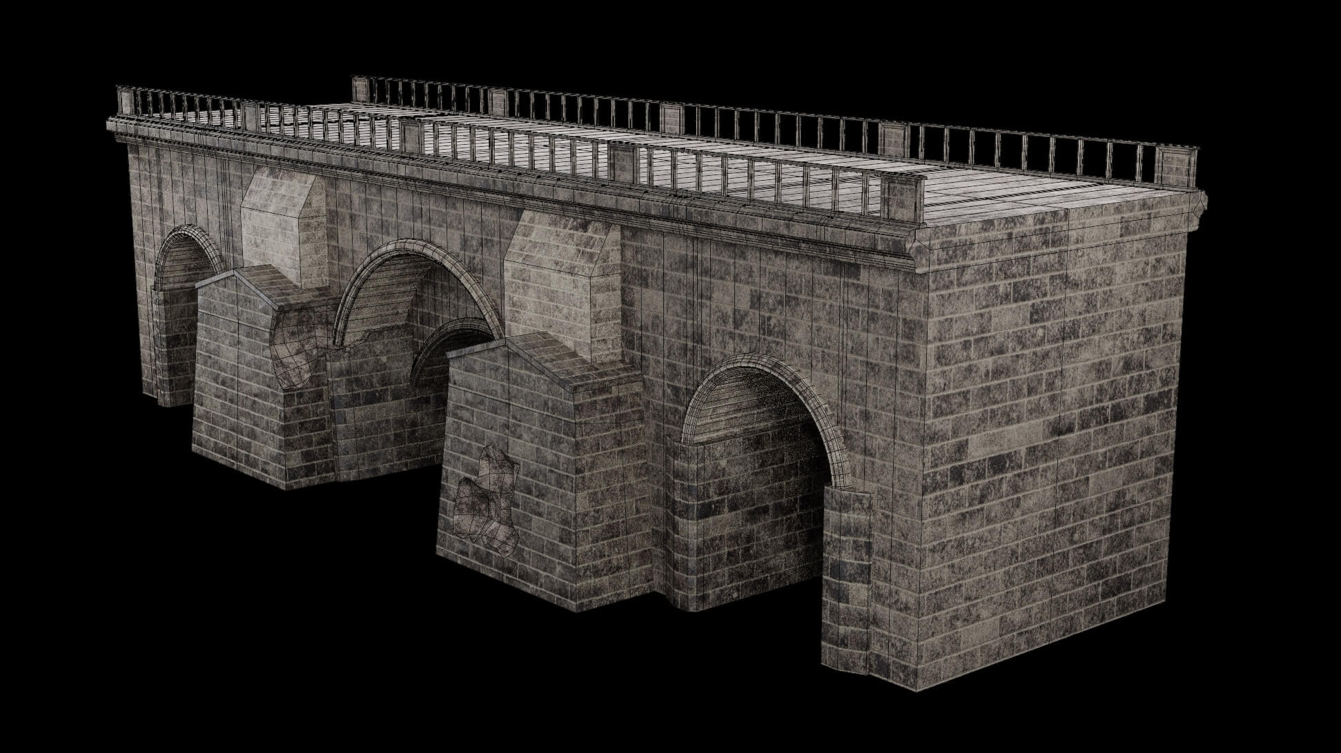 Bridge Medieval Ancient Collection - 3D Model by Enterables