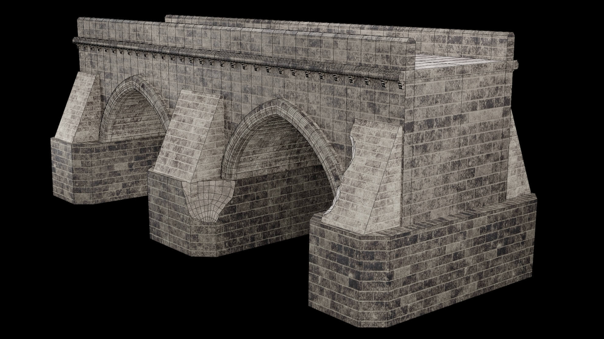 Bridge Medieval Ancient Collection - 3D Model by Enterables