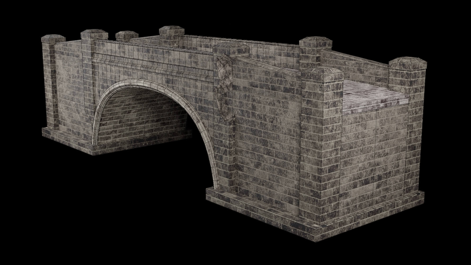 Bridge Medieval Ancient Collection - 3D Model by Enterables