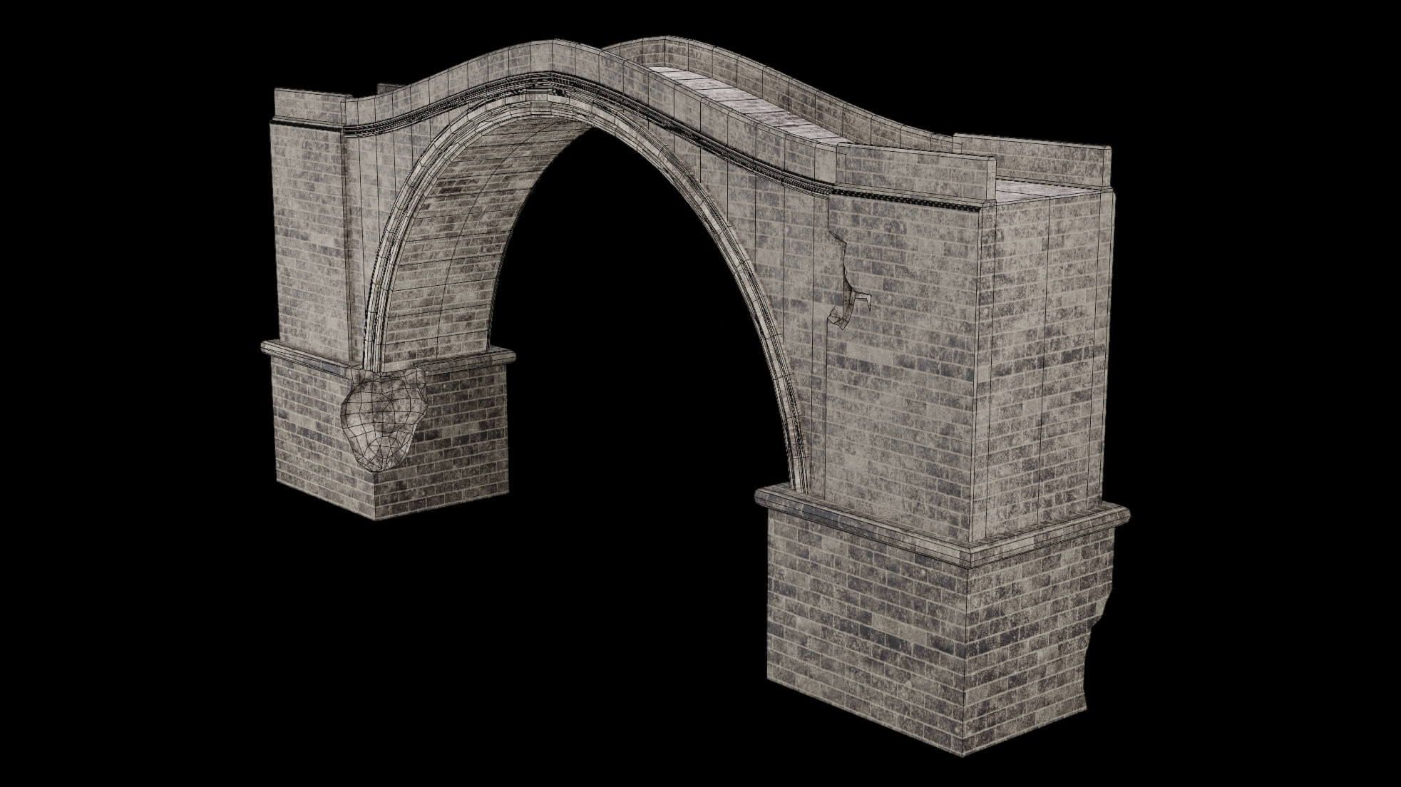 Bridge Medieval Ancient Collection - 3D Model by Enterables