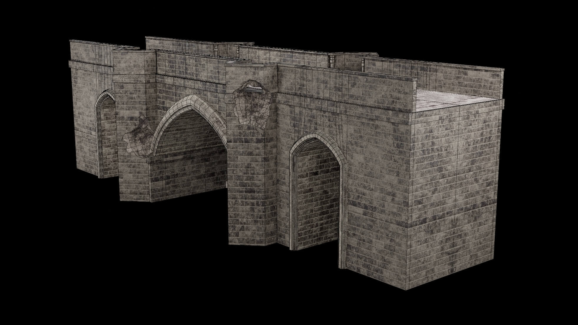 Bridge Medieval Ancient Collection - 3D Model by Enterables