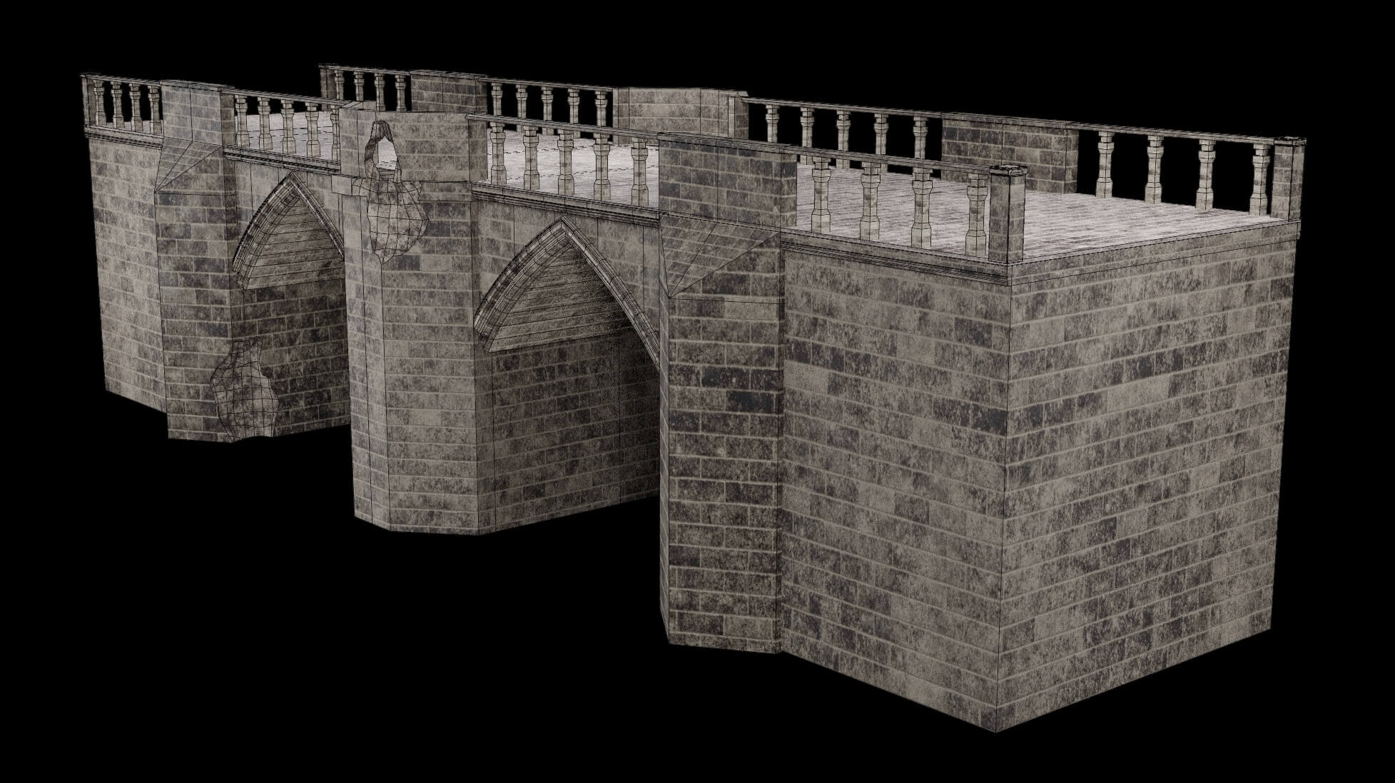 Bridge Medieval Ancient Collection - 3D Model by Enterables
