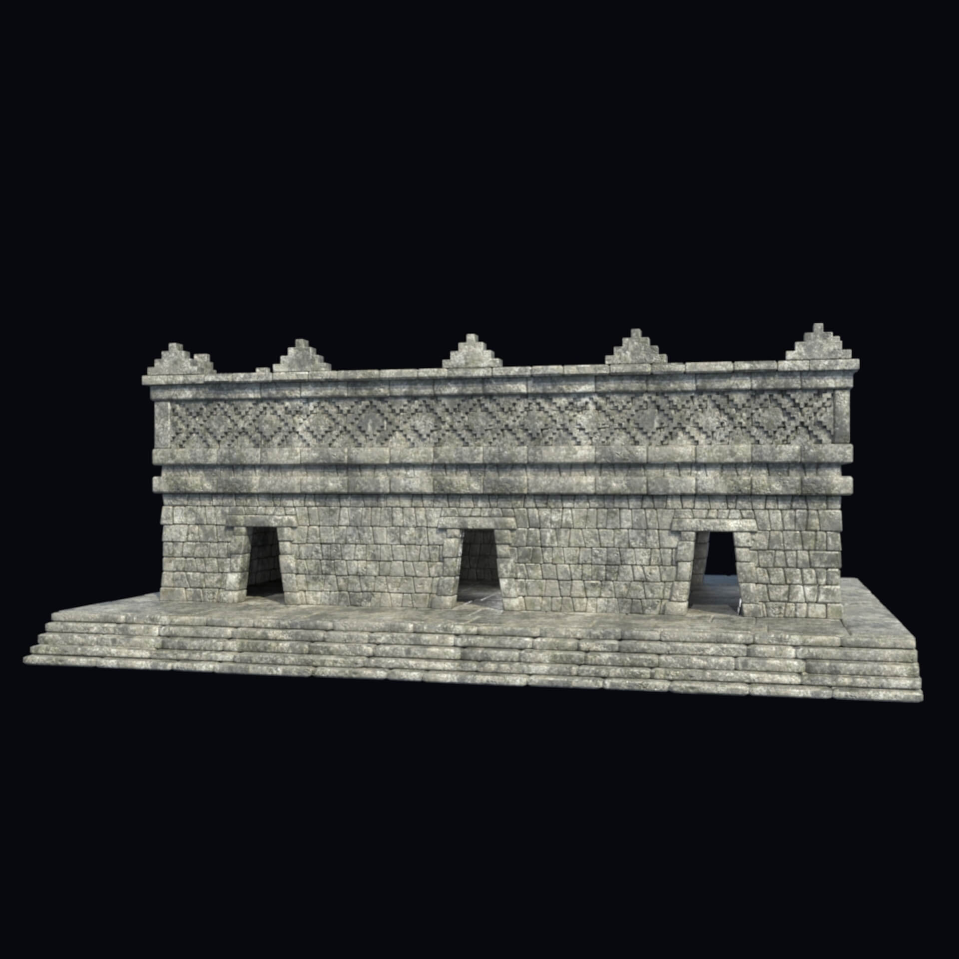 Building Ancient Aztec Maya Inca Collection - 3D Model by Enterables