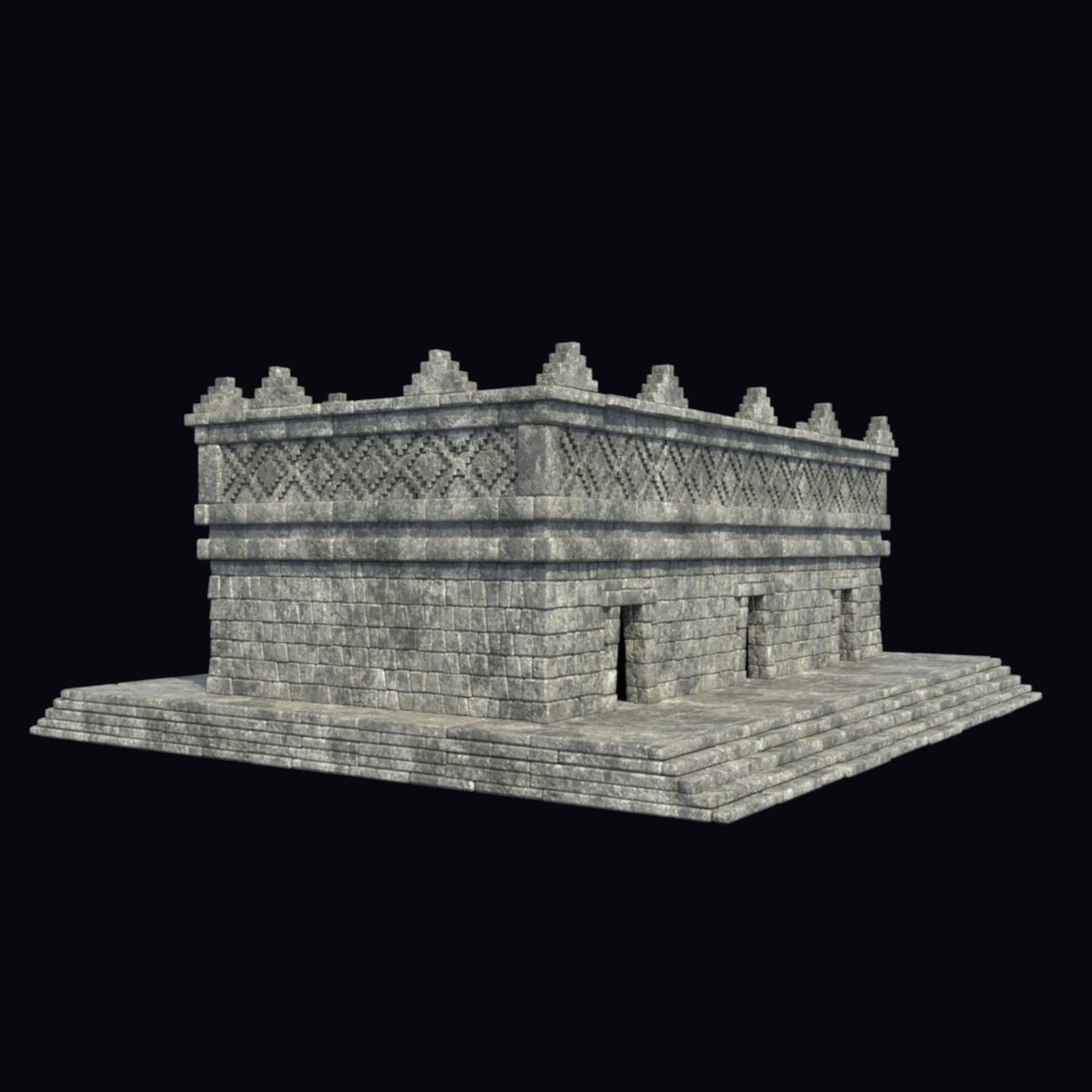 Building Ancient Aztec Maya Inca Collection - 3D Model by Enterables