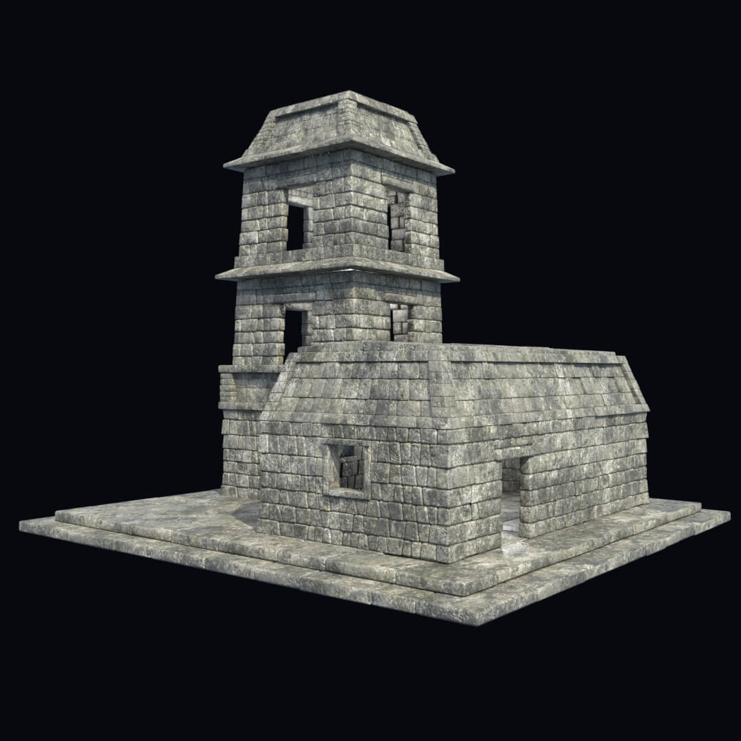 Building Ancient Aztec Maya Inca Collection - 3D Model by Enterables