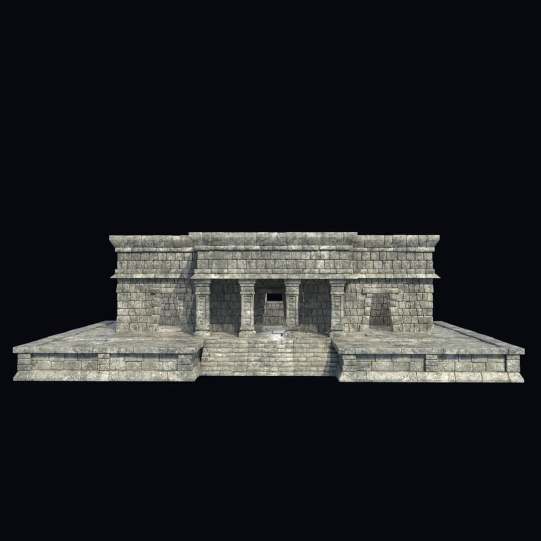Building Ancient Aztec Maya Inca Collection - 3D Model by Enterables