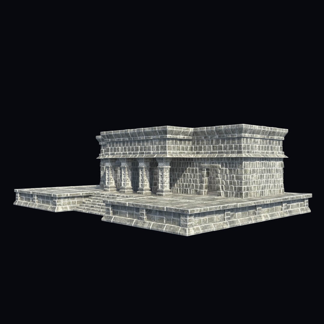 Building Ancient Aztec Maya Inca Collection - 3D Model by Enterables