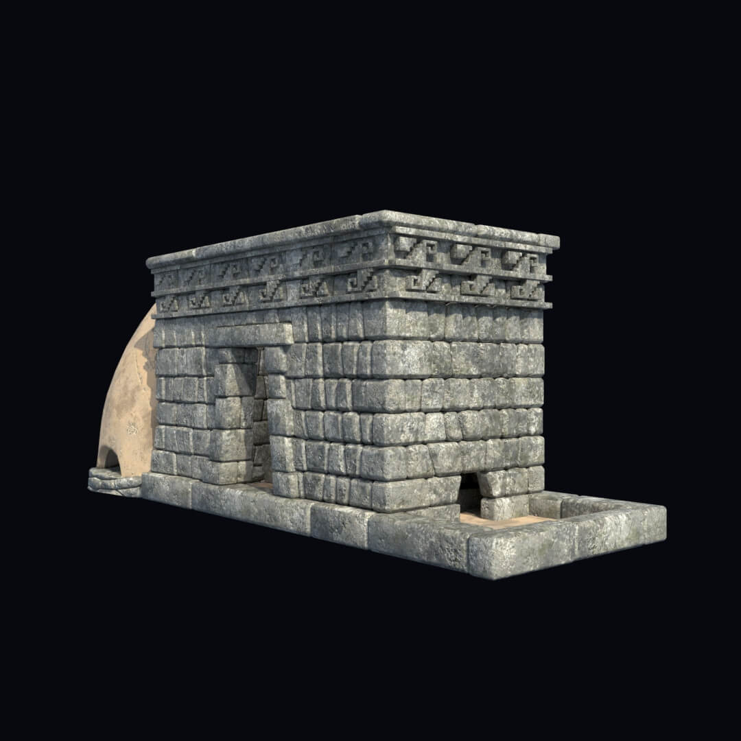 Building Ancient Aztec Maya Inca Collection - 3D Model by Enterables