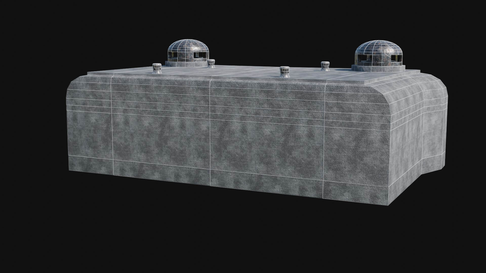 Bunker Military Base Postapo Shelter Collection - 3D Model by Enterables