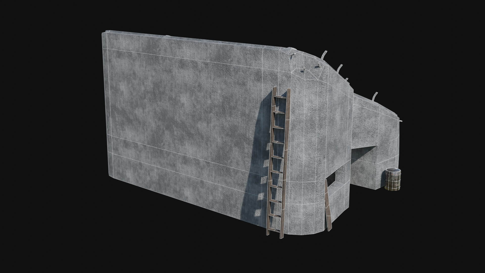 Bunker Military Base Postapo Shelter Collection - 3D Model by Enterables