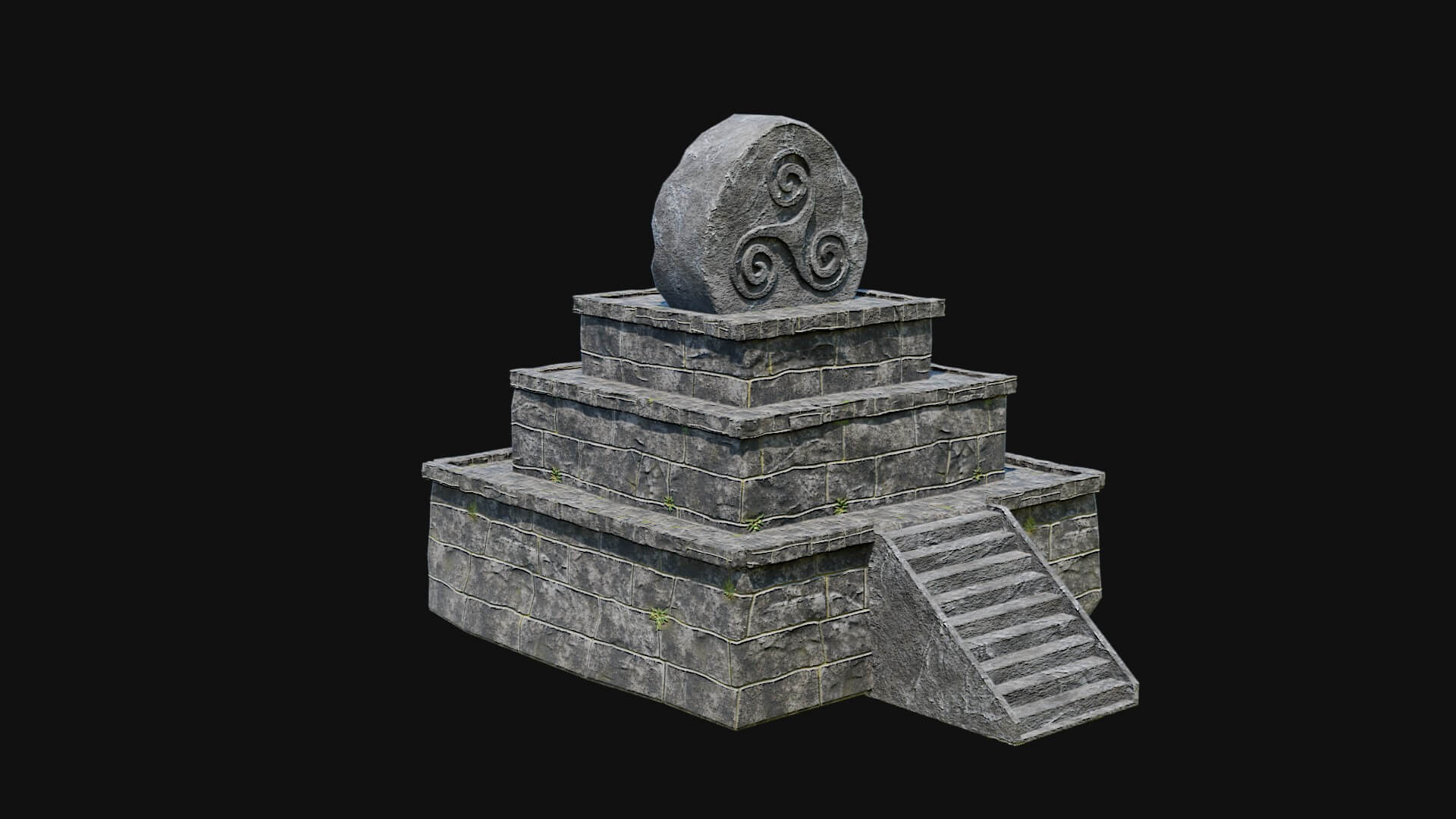 Celtic Ancient Pyramid Collection - 3D Model by Enterables