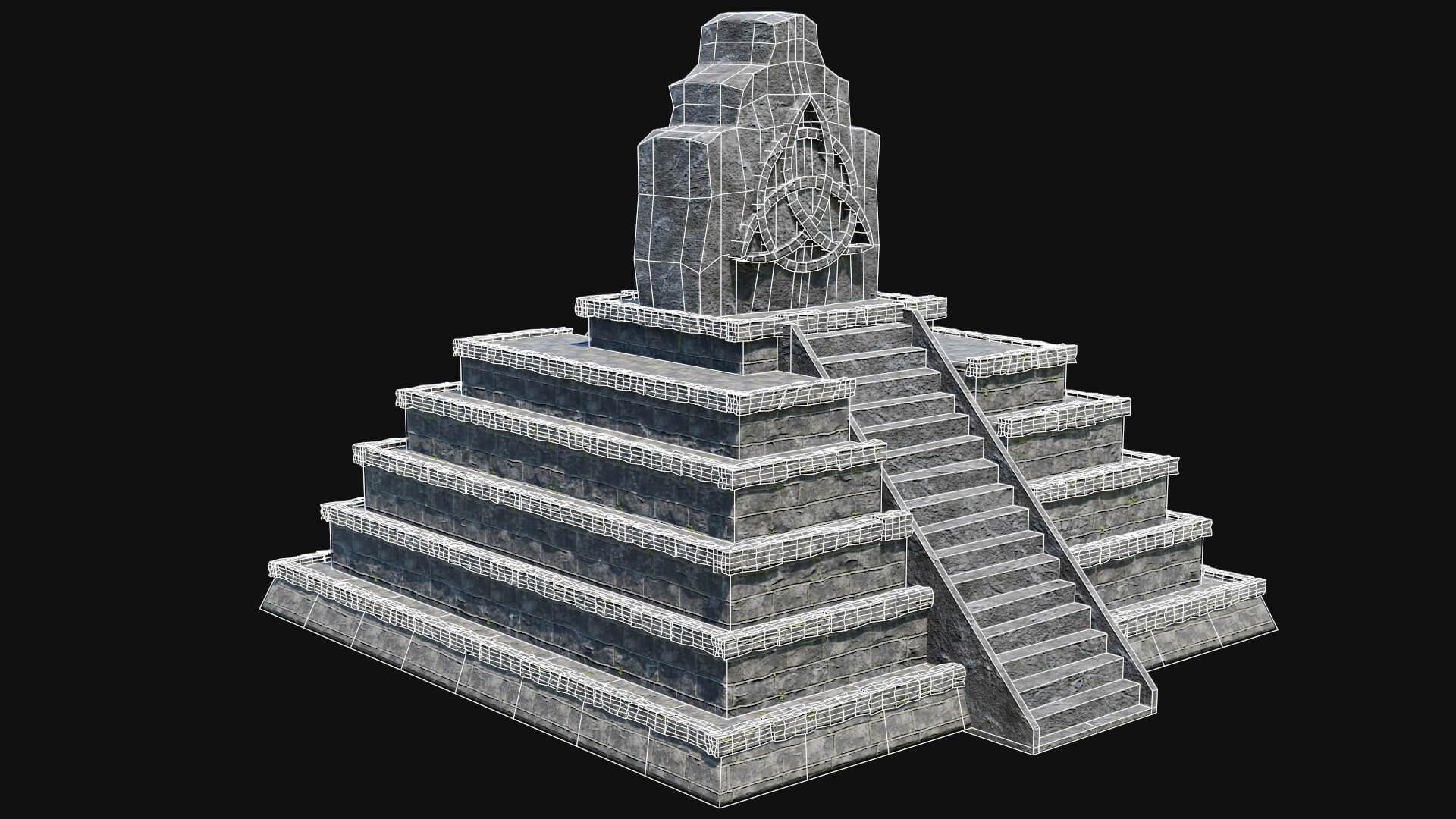 Celtic Ancient Pyramid Collection - 3D Model by Enterables