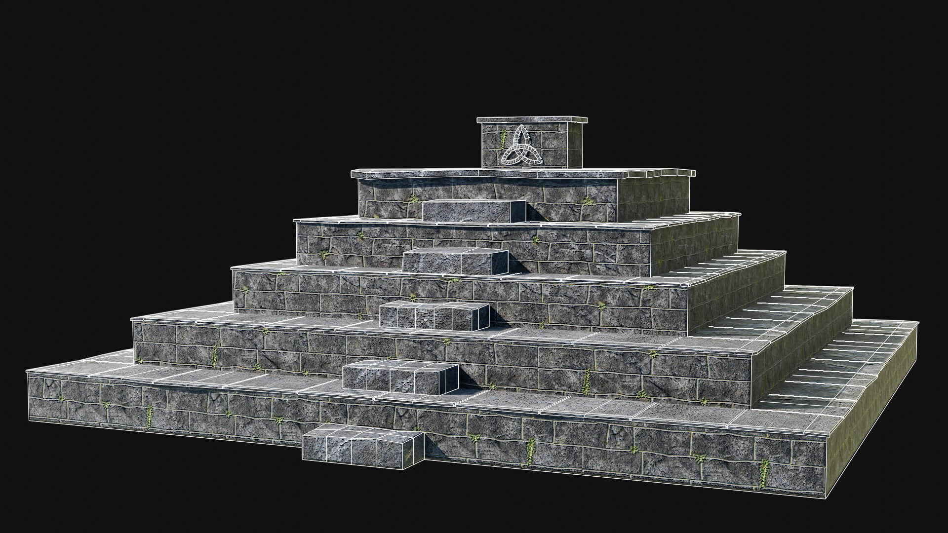 Celtic Ancient Pyramid Collection - 3D Model by Enterables
