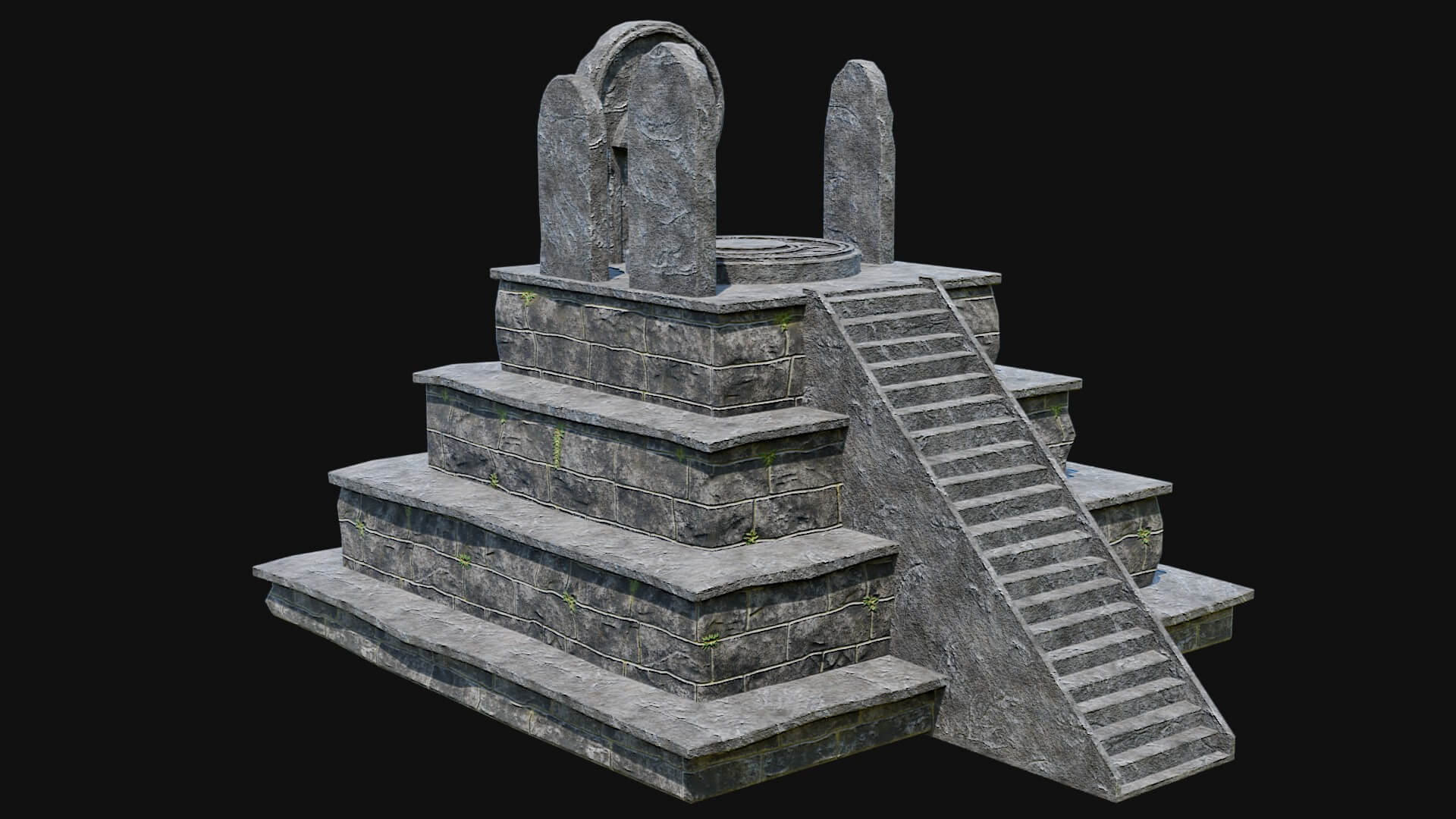 Celtic Ancient Pyramid Collection - 3D Model by Enterables