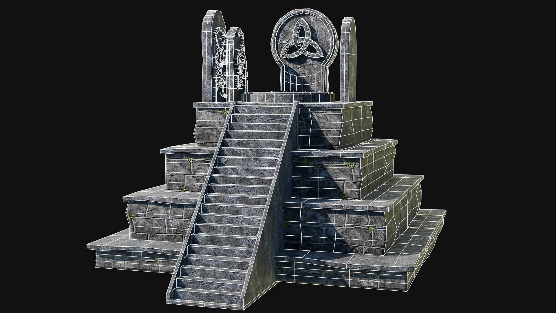 Celtic Ancient Pyramid Collection - 3D Model by Enterables