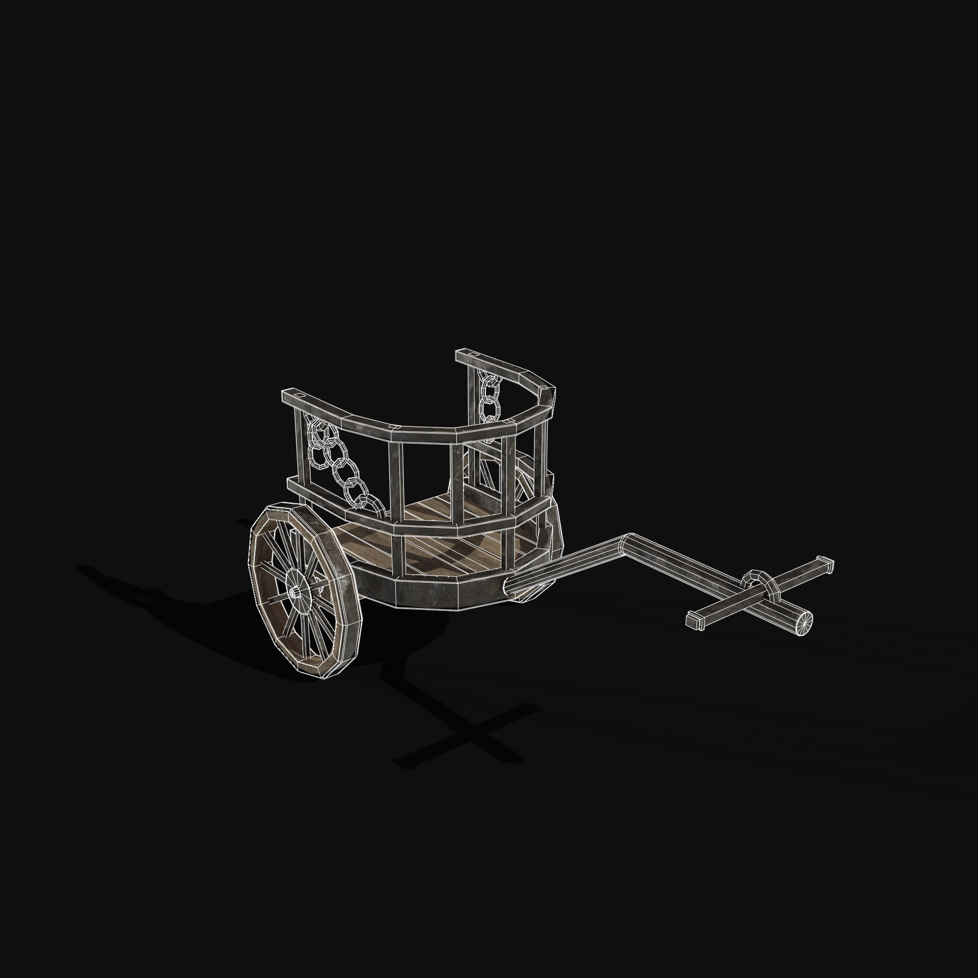 Chariot Cart Car Wagon Collection - 3D Model by Enterables