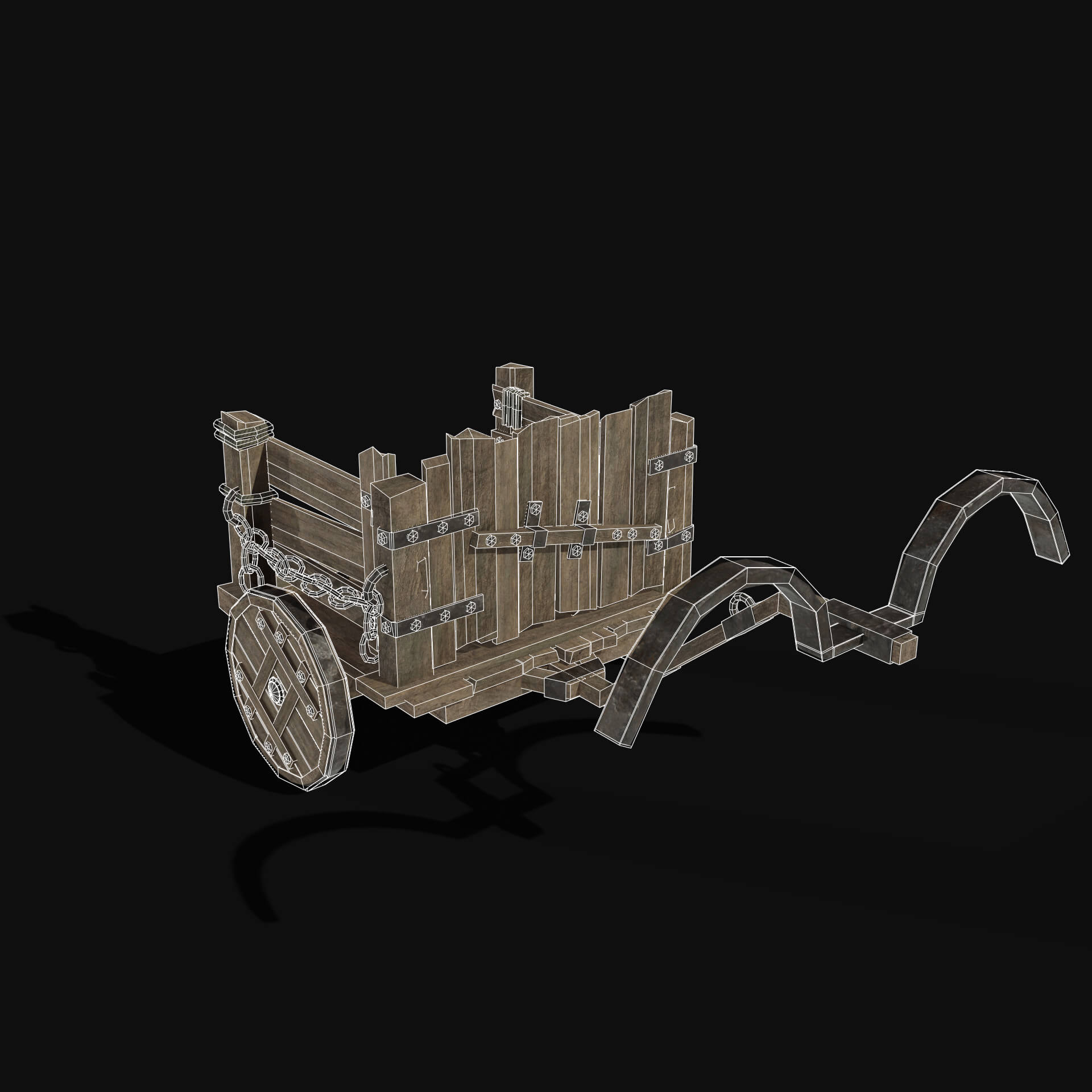 Chariot Cart Car Wagon Collection - 3D Model by Enterables