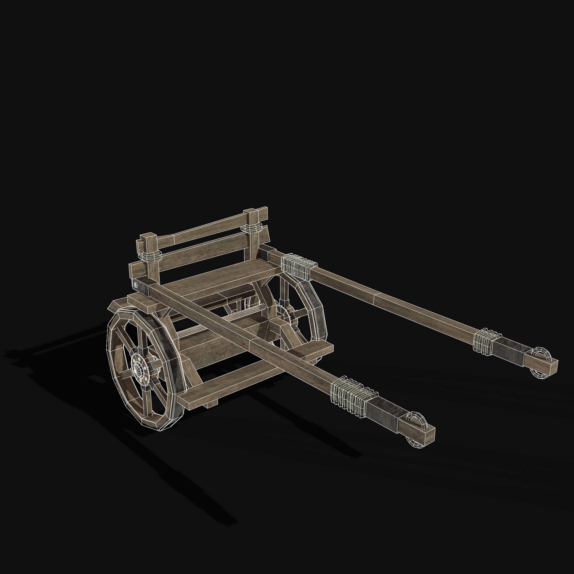 Chariot Cart Car Wagon Collection - 3D Model by Enterables
