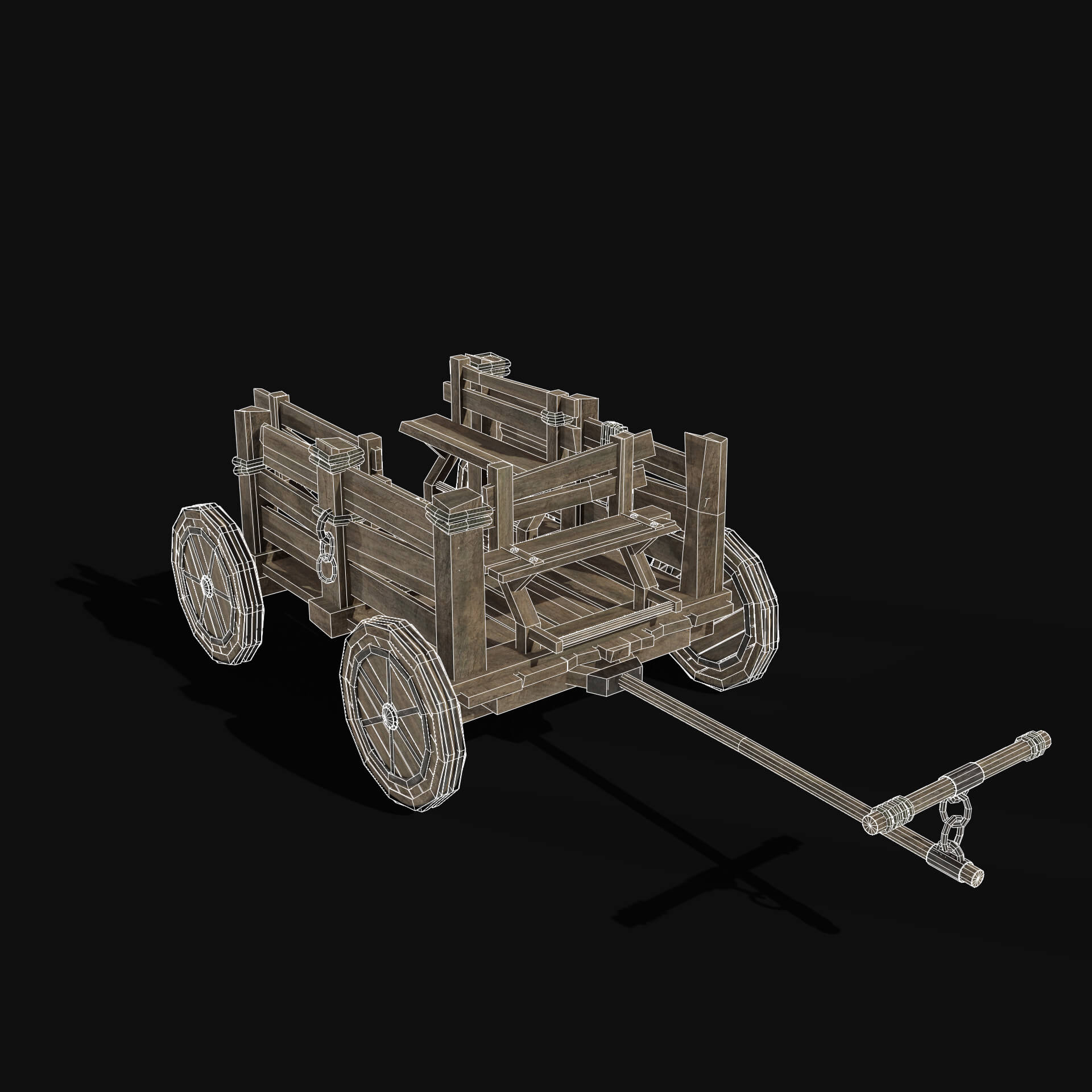 Chariot Cart Car Wagon Collection - 3D Model by Enterables