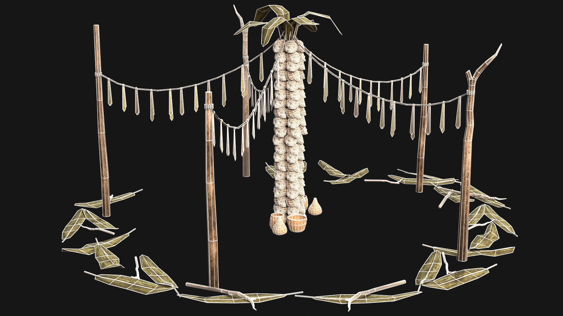 Cult Sacrifice Tribal Jungle Swamp Place Collection - 3D Model by ...