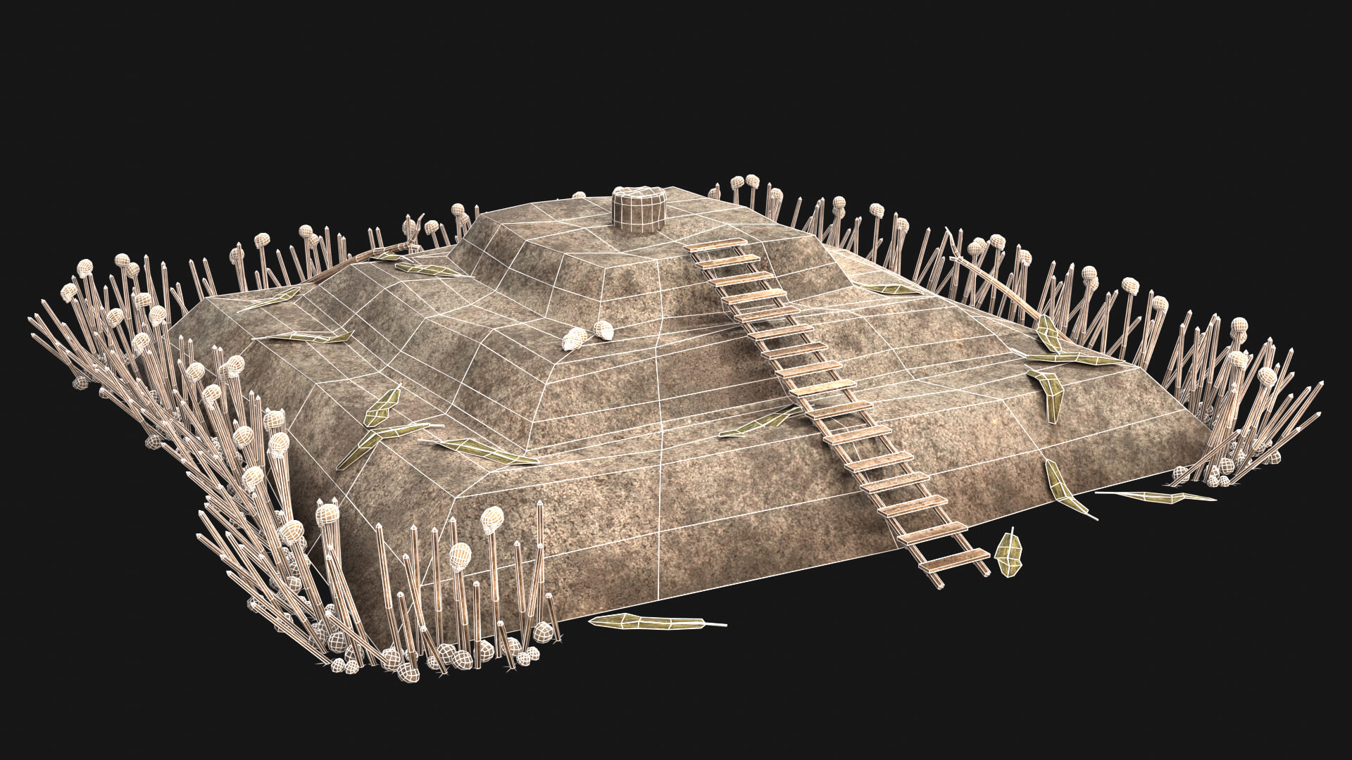 Cult Sacrifice Tribal Jungle Swamp Place Collection - 3D Model by ...