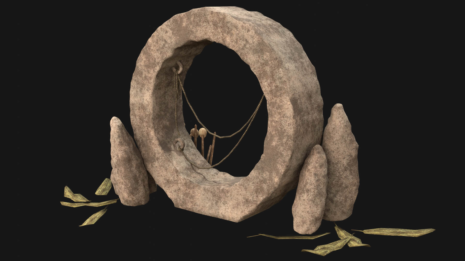 Cult Sacrifice Tribal Jungle Swamp Place Collection - 3D Model by ...