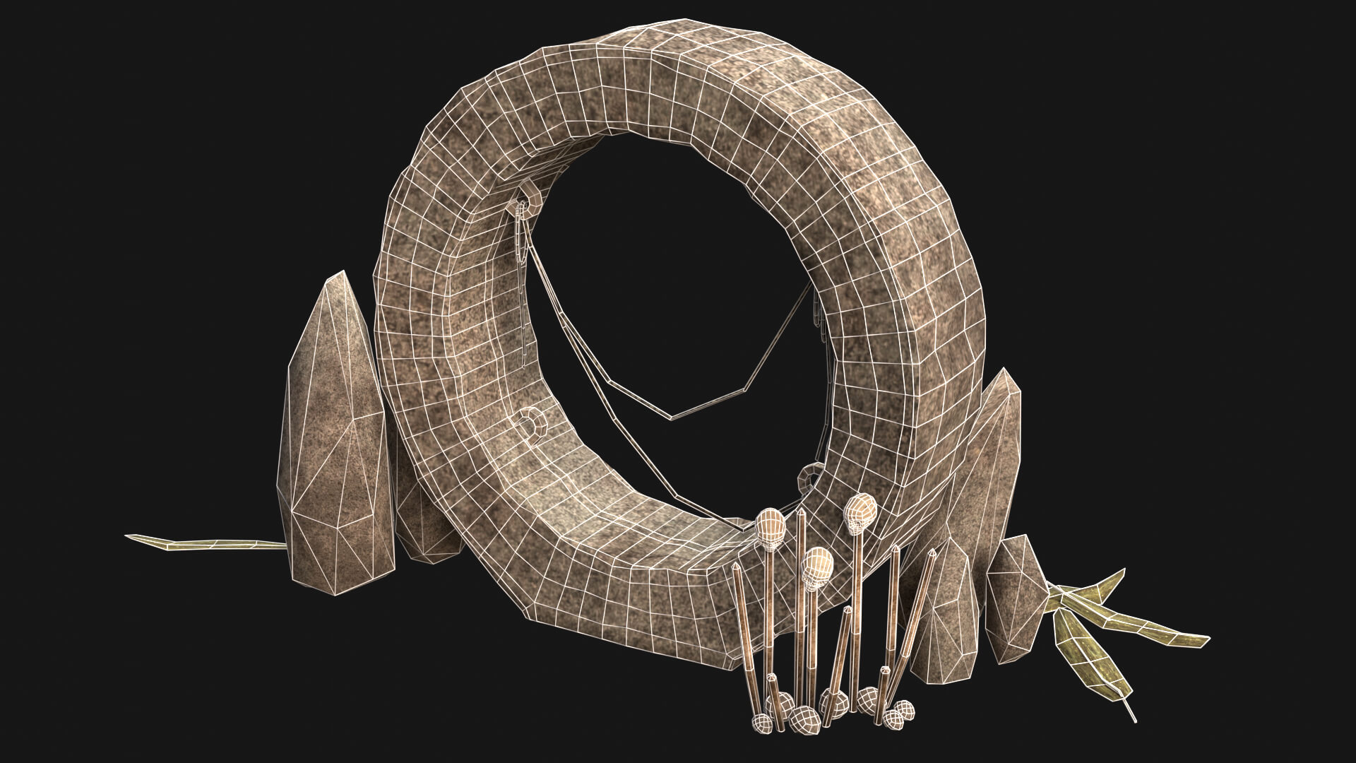 Cult Sacrifice Tribal Jungle Swamp Place Collection - 3D Model by ...